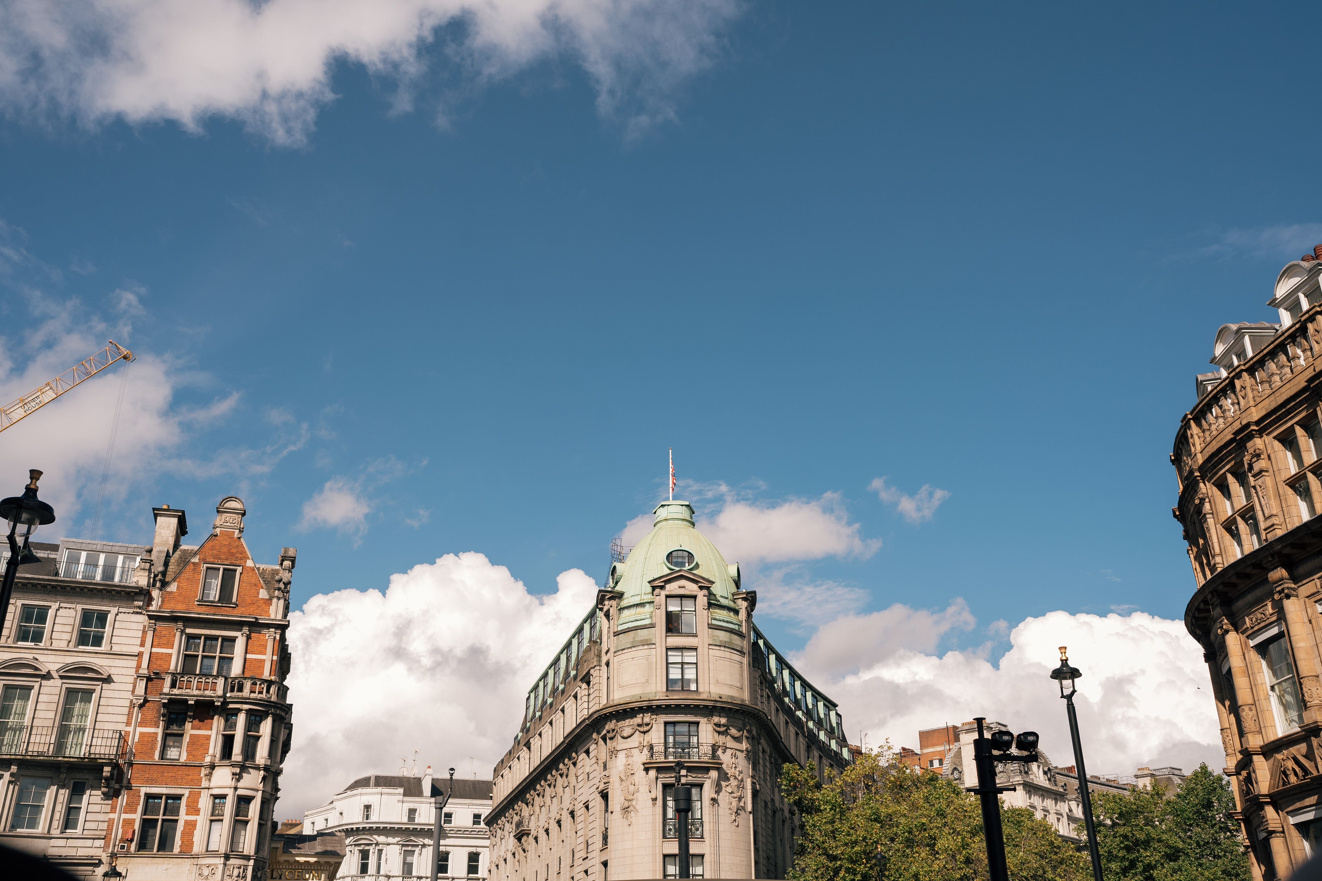 Classic Architectural Skyline Under Blue Sky · Free Stock Photo