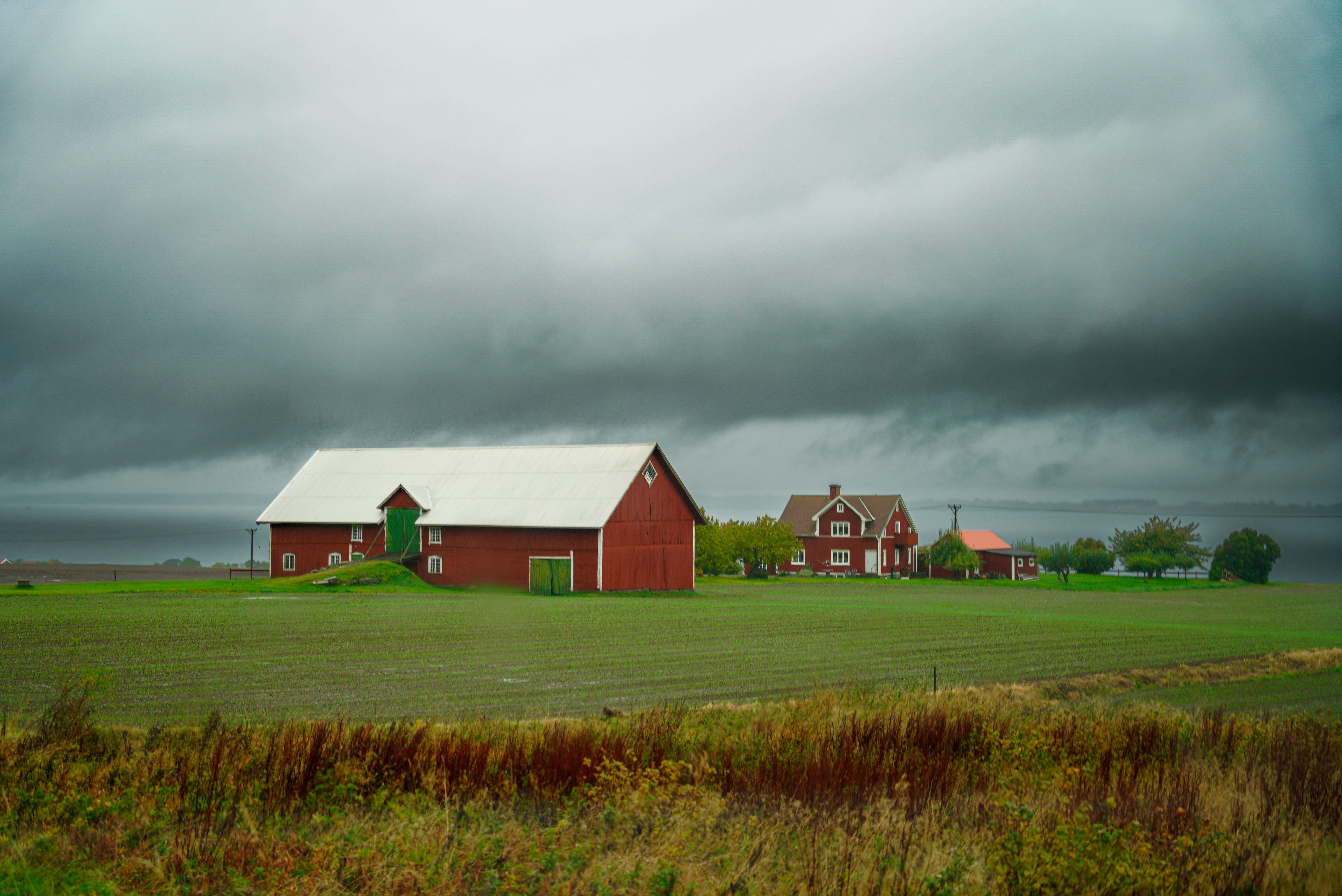 Picturesque Swedish Farm in Gränna Countryside · Free Stock Photo