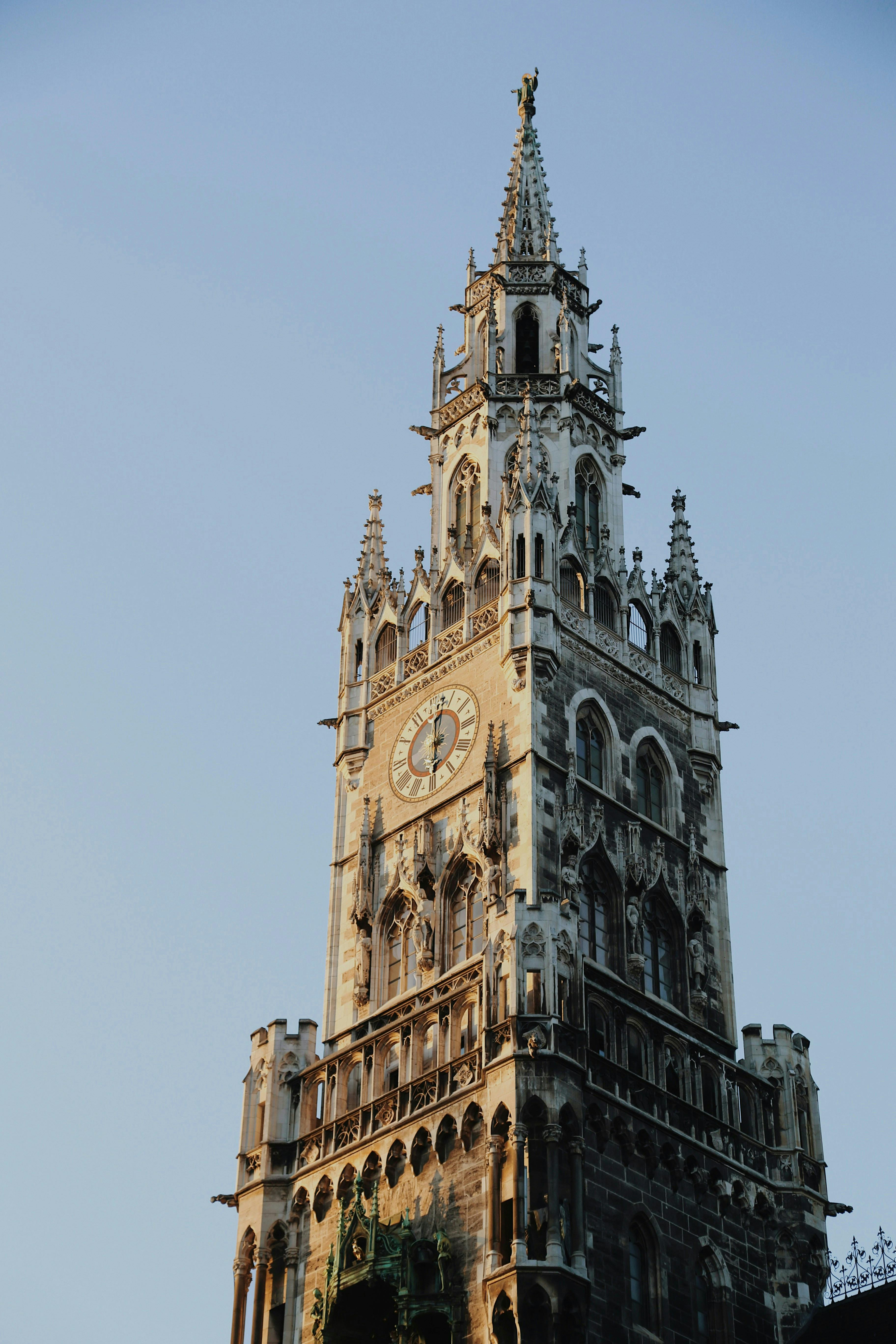 Gothic Clock Tower in Munich, Germany · Free Stock Photo