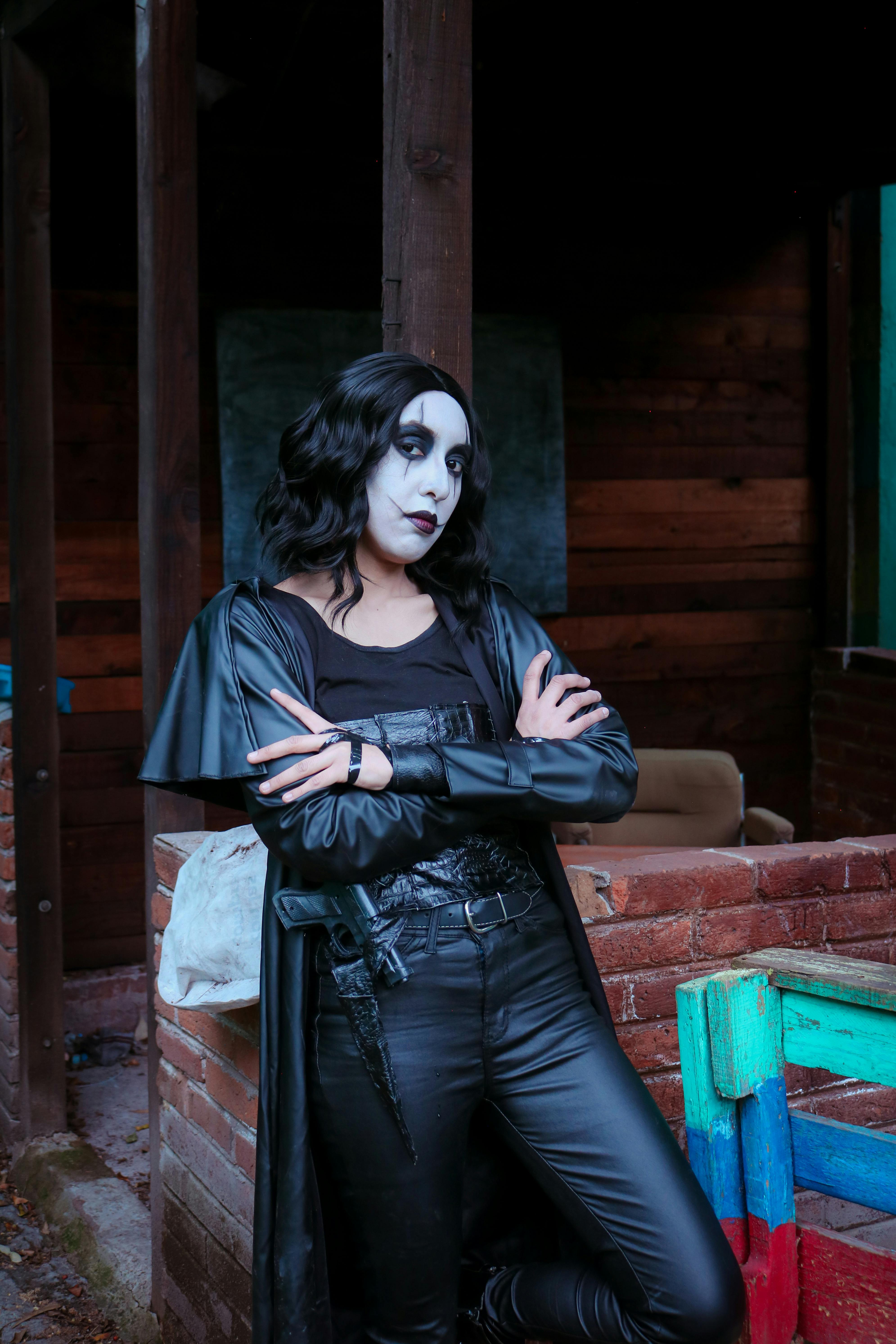 Gothic Fashion Portrait of a Woman Outdoors · Free Stock Photo