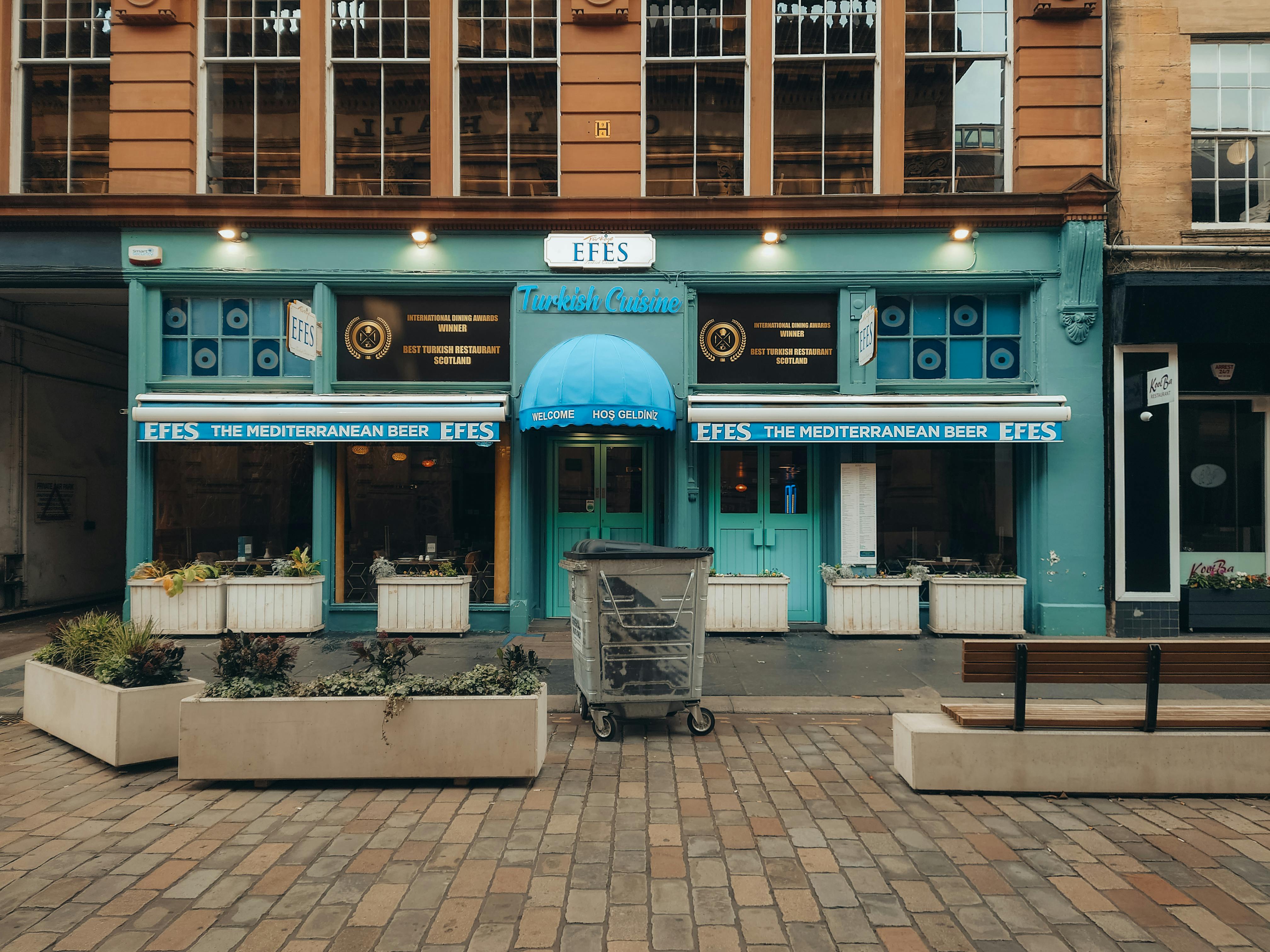 Charming Efes Turkish Restaurant Front View · Free Stock Photo