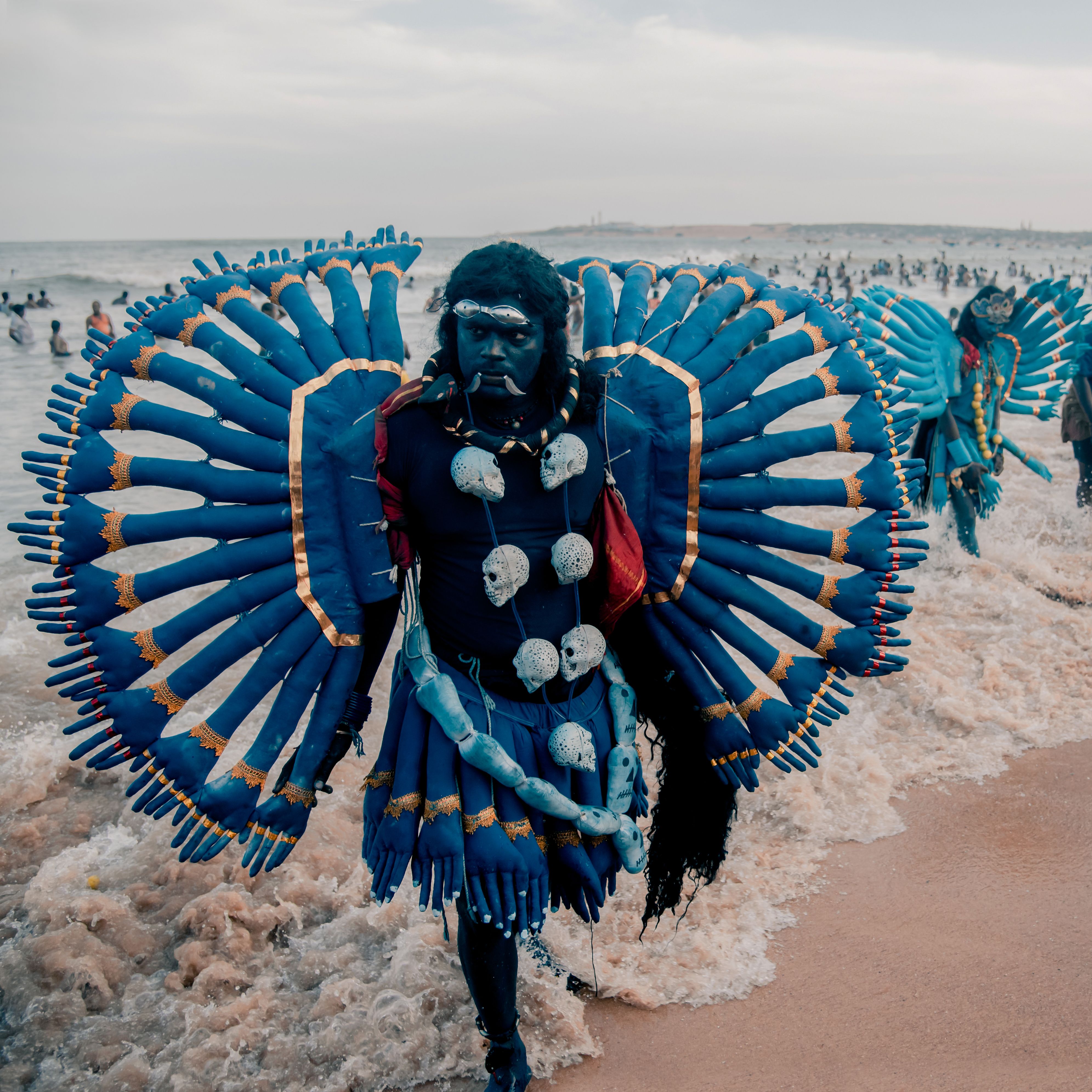 Cultural Dance at Kulasai Dasara Festival on Beach · Free Stock Photo