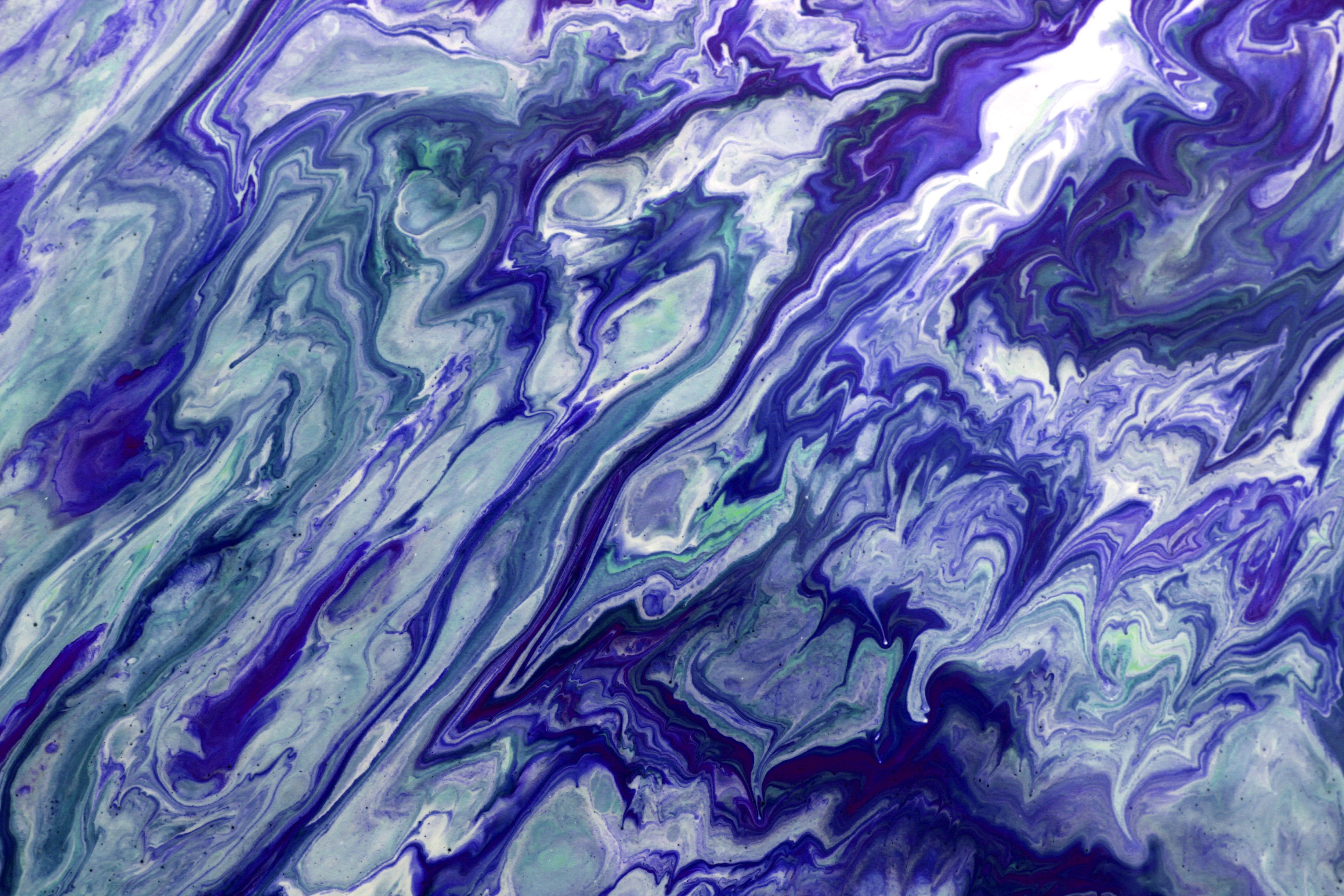 Abstract Blue and Purple Marble Texture Pattern · Free Stock Photo