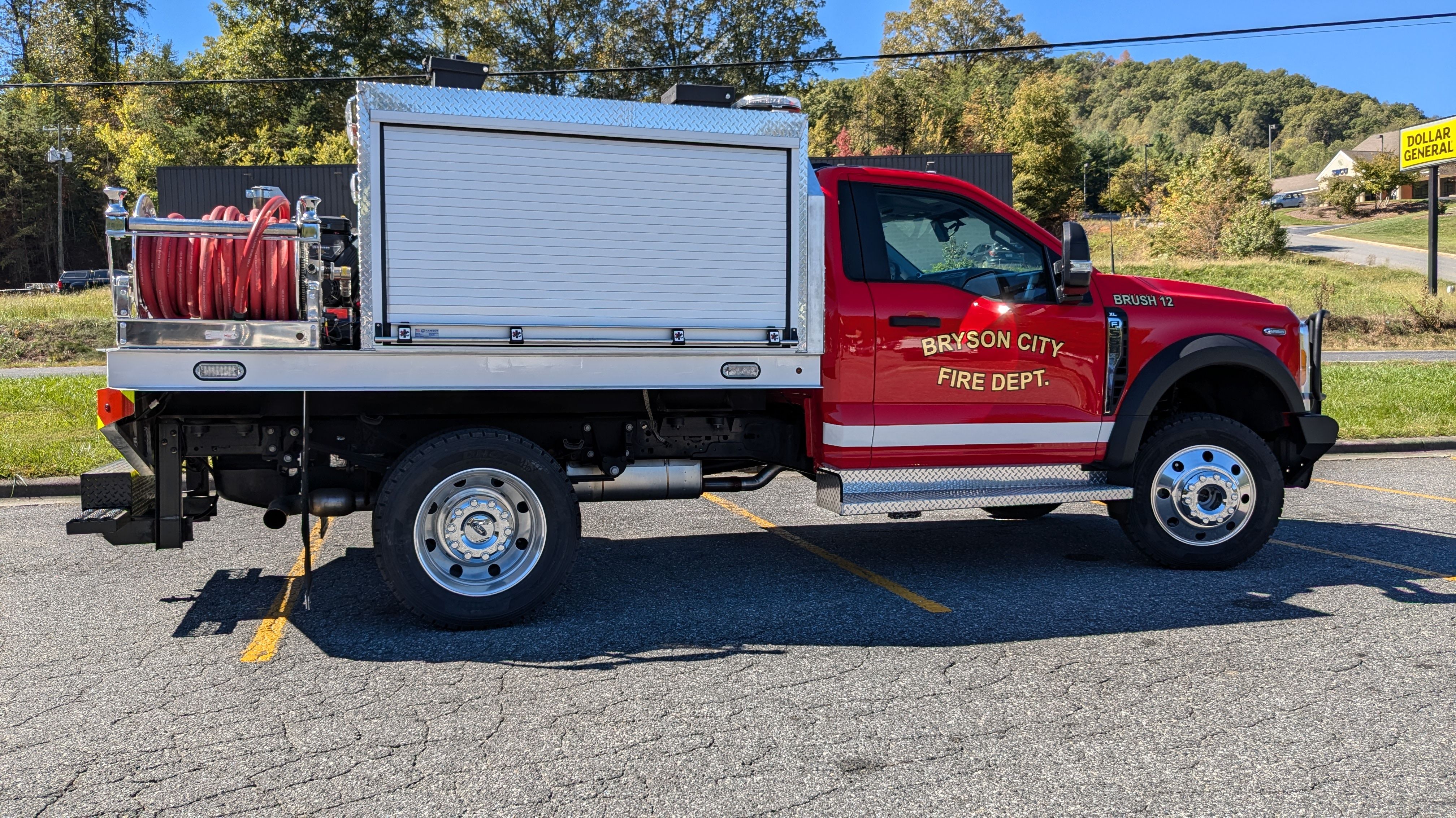 Bryson City Fire Department truck parked outdoors · Free Stock Photo