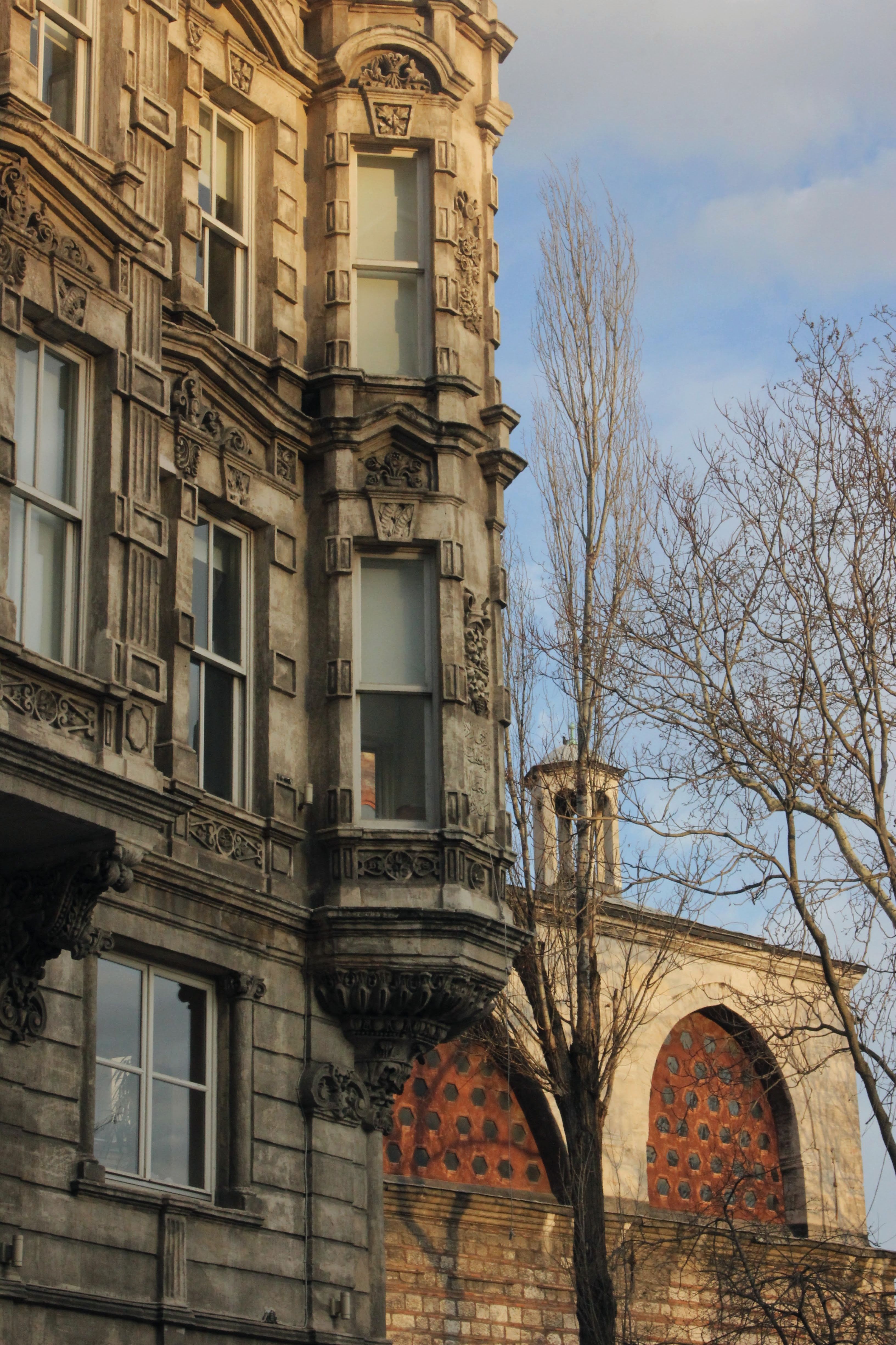 Ornate Historic Building with Architectural Details · Free Stock Photo