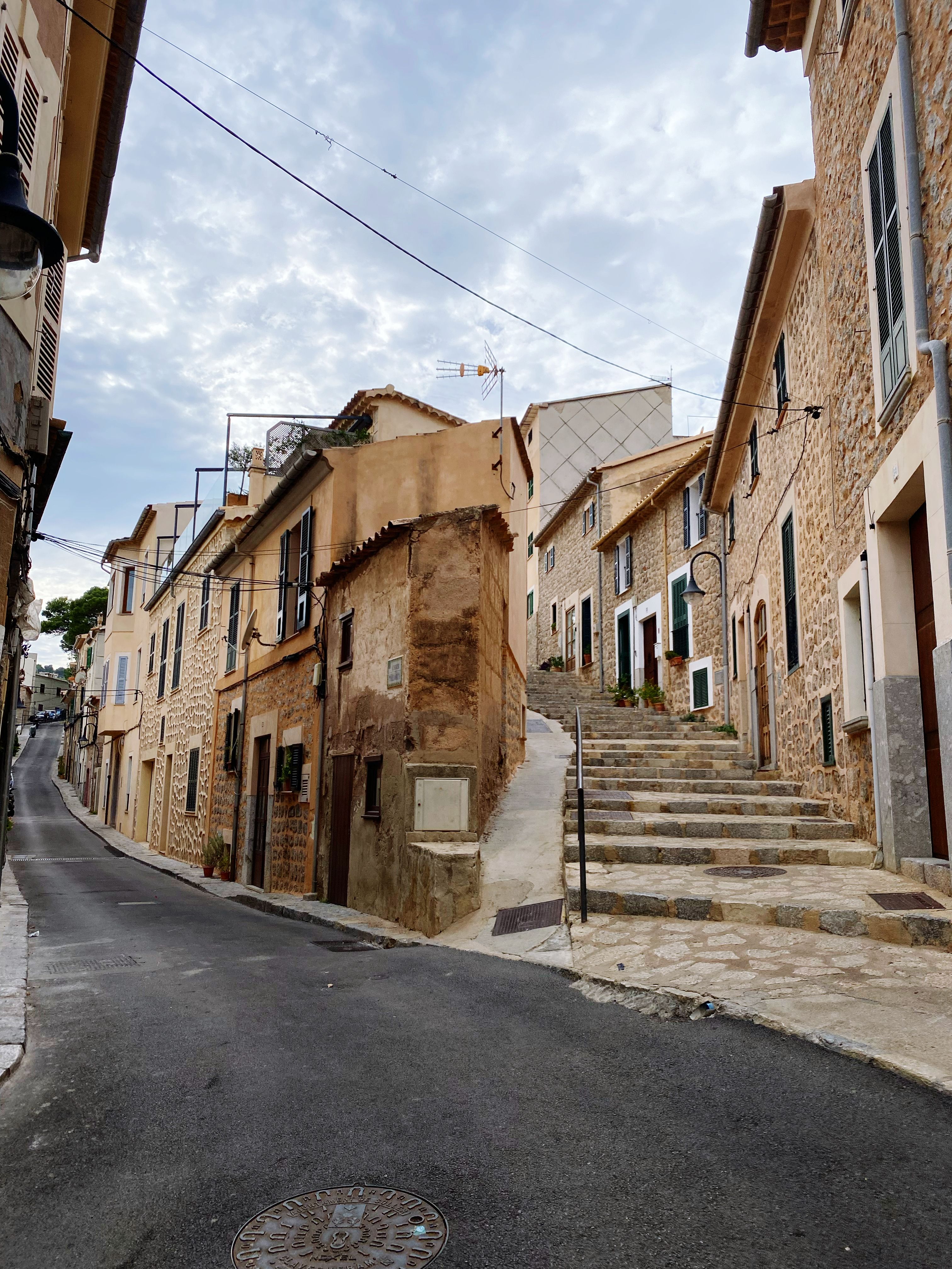Charming European Village Street Scene · Free Stock Photo