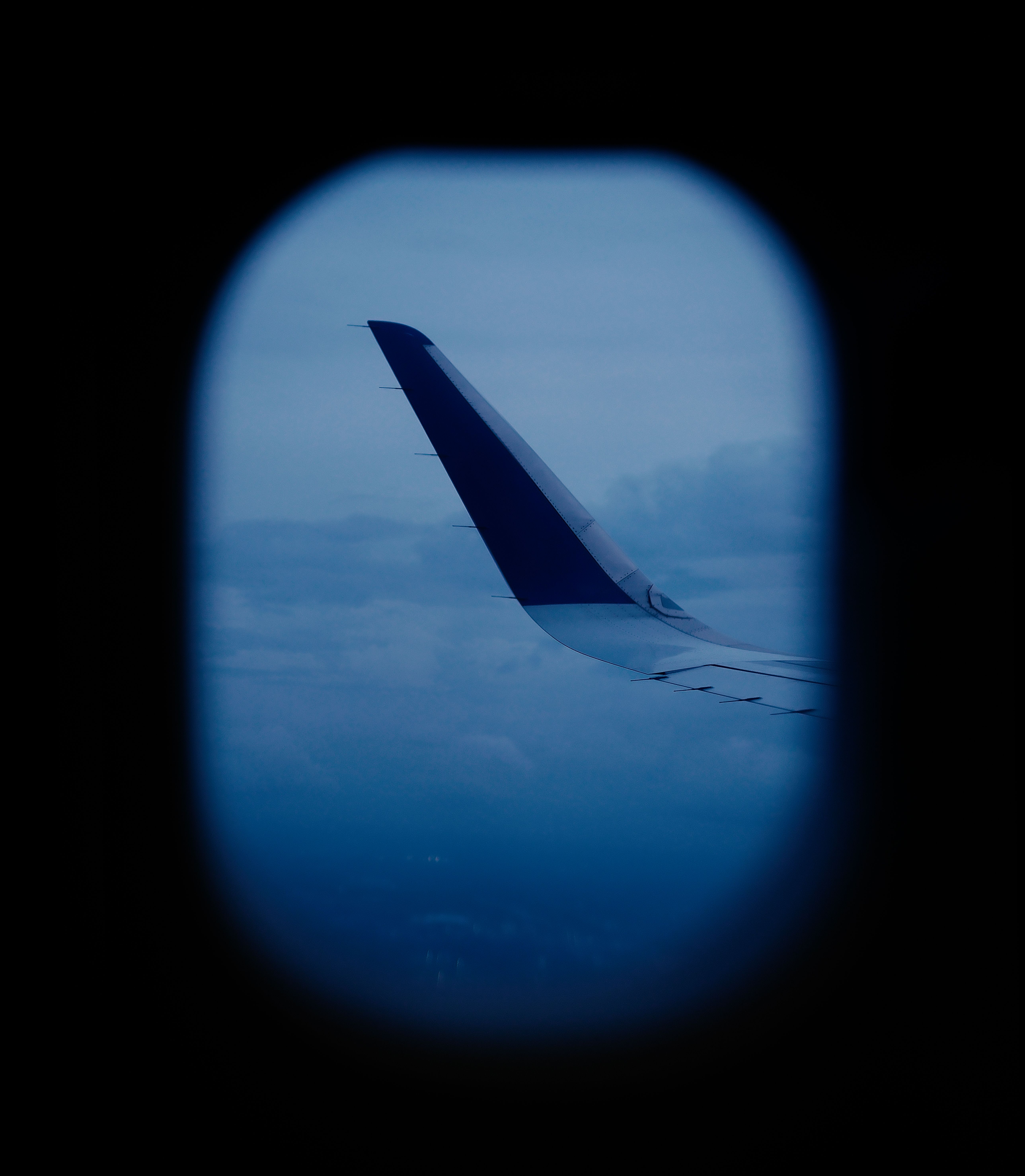 Vista Aérea Da Asa Do Avião Pela Janela · Foto profissional gratuita