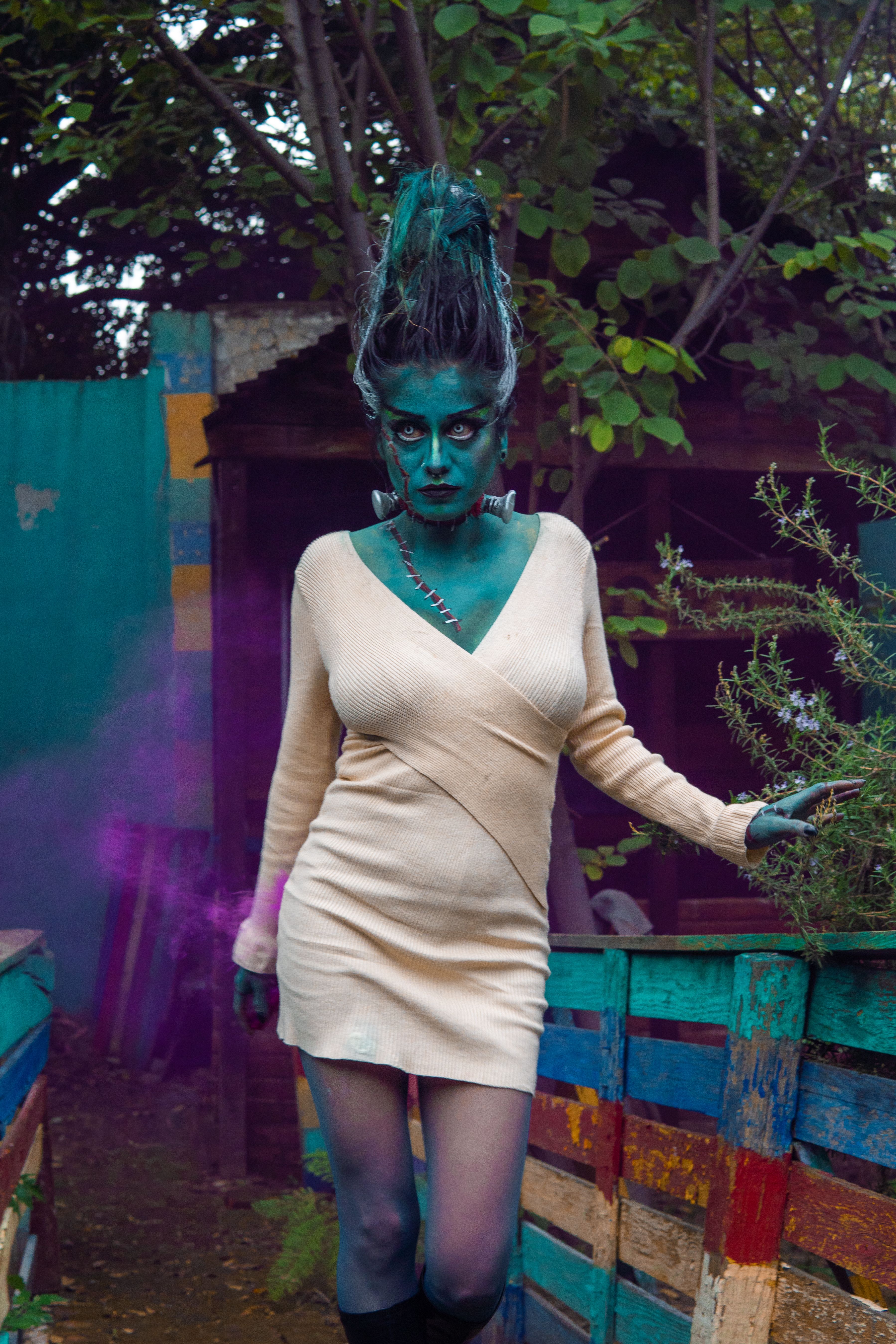 Vibrant Cosplay in Nature with Bold Colors · Free Stock Photo