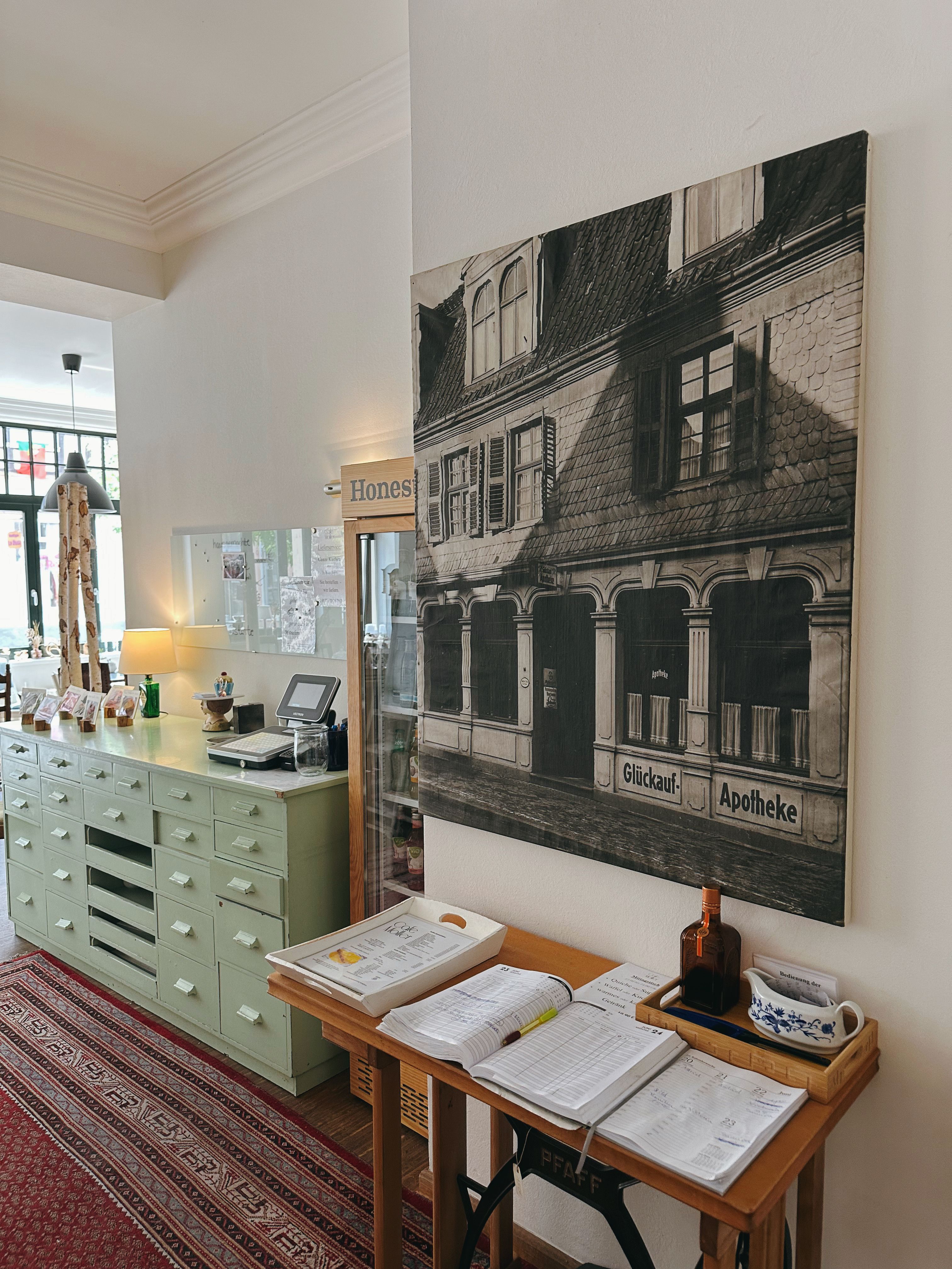Cozy Apothecary-themed Cafe Interior · Free Stock Photo