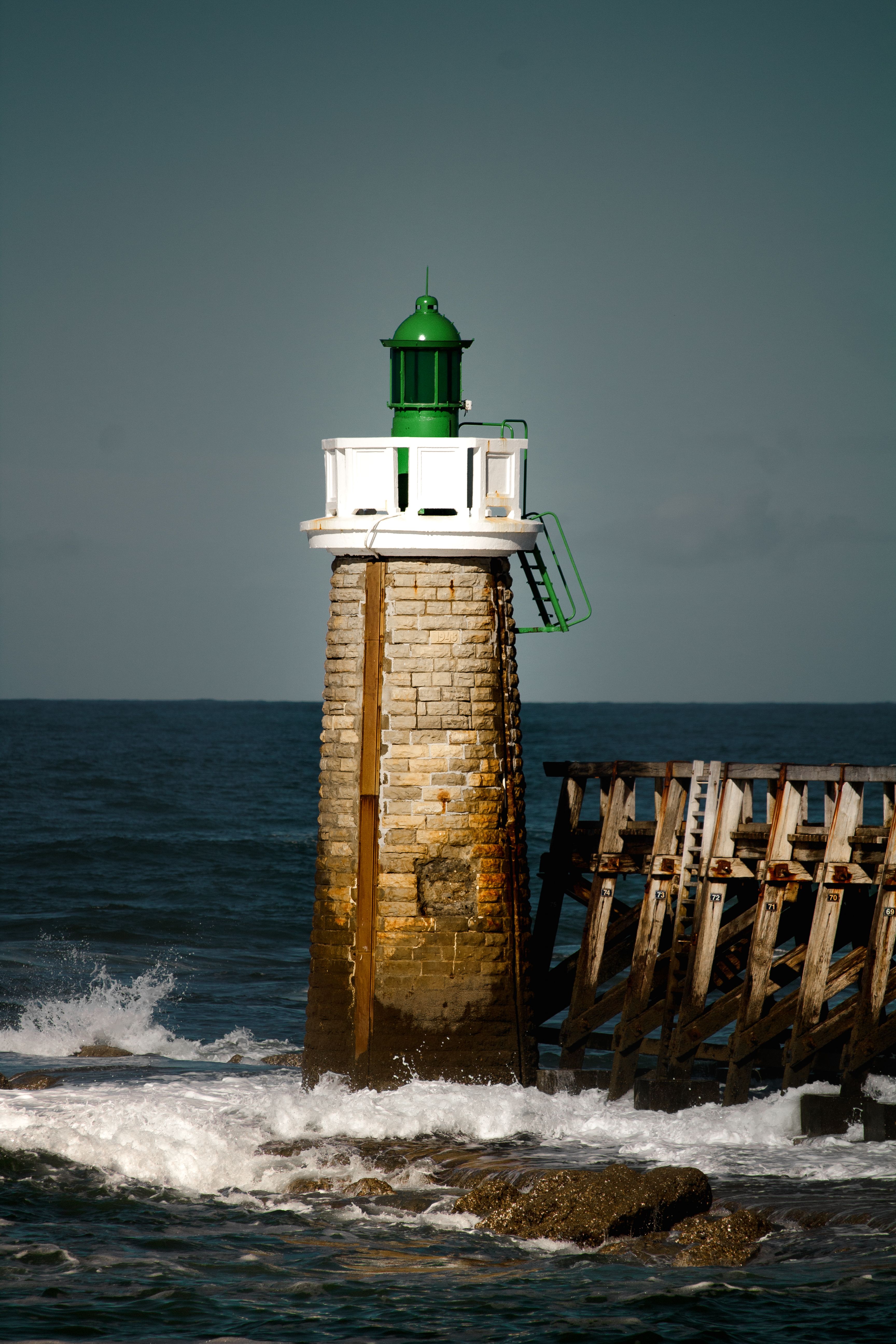 Scenic French Lighthouse by the Seaside · Free Stock Photo