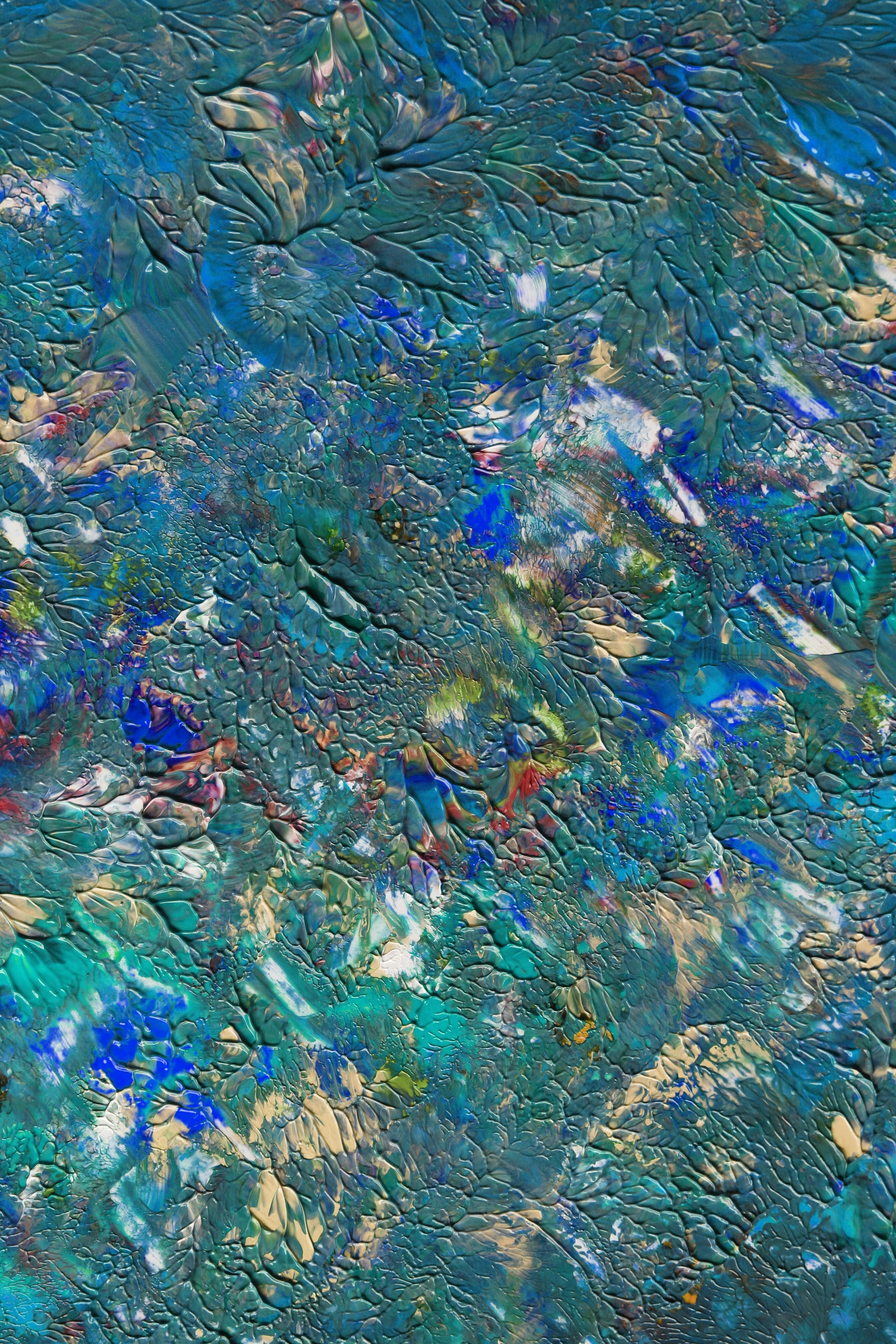 Vibrant Abstract Impressionist Texture Art · Free Stock Photo