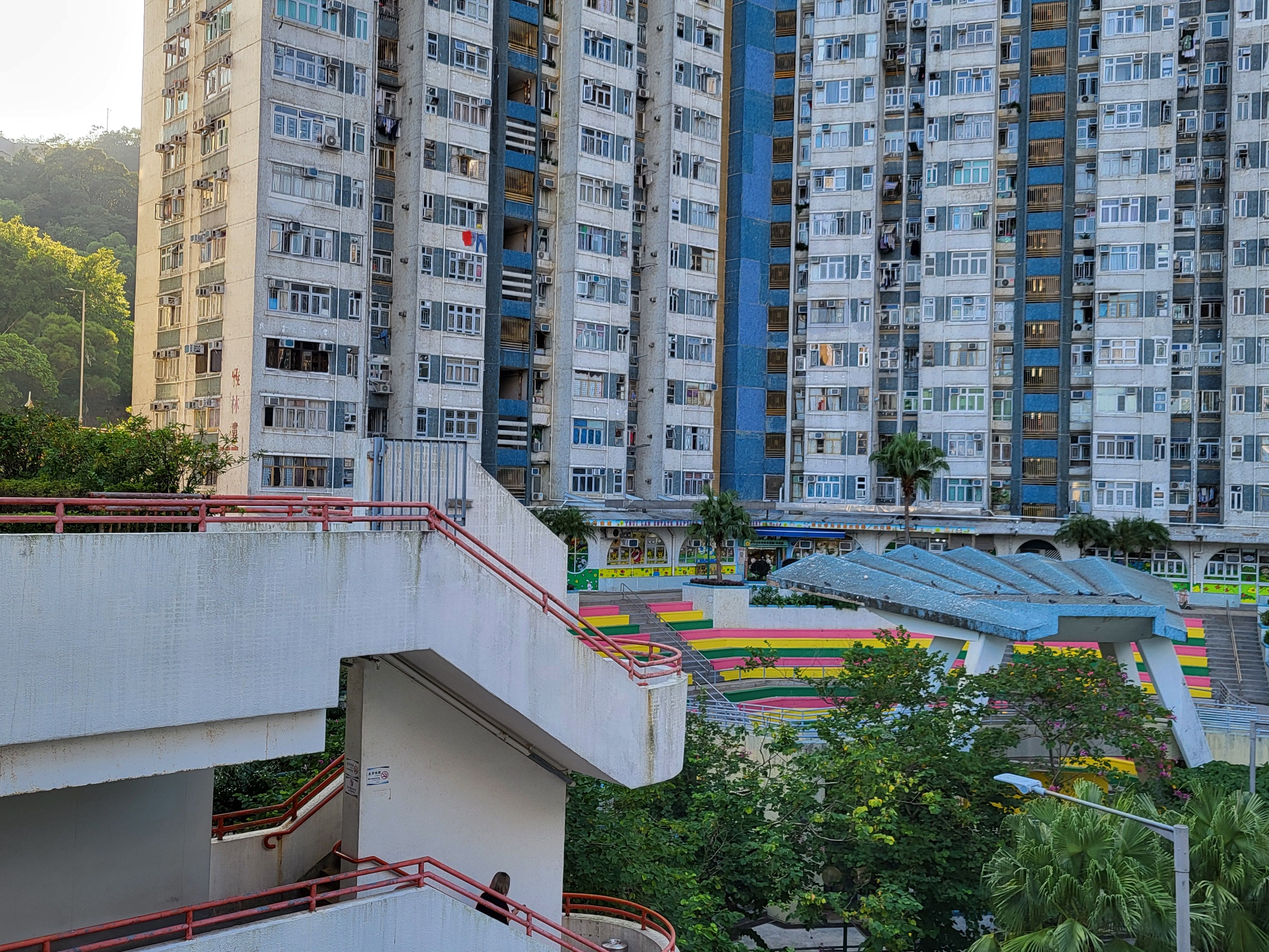 Urban Residential Complex with Colorful Park · Free Stock Photo