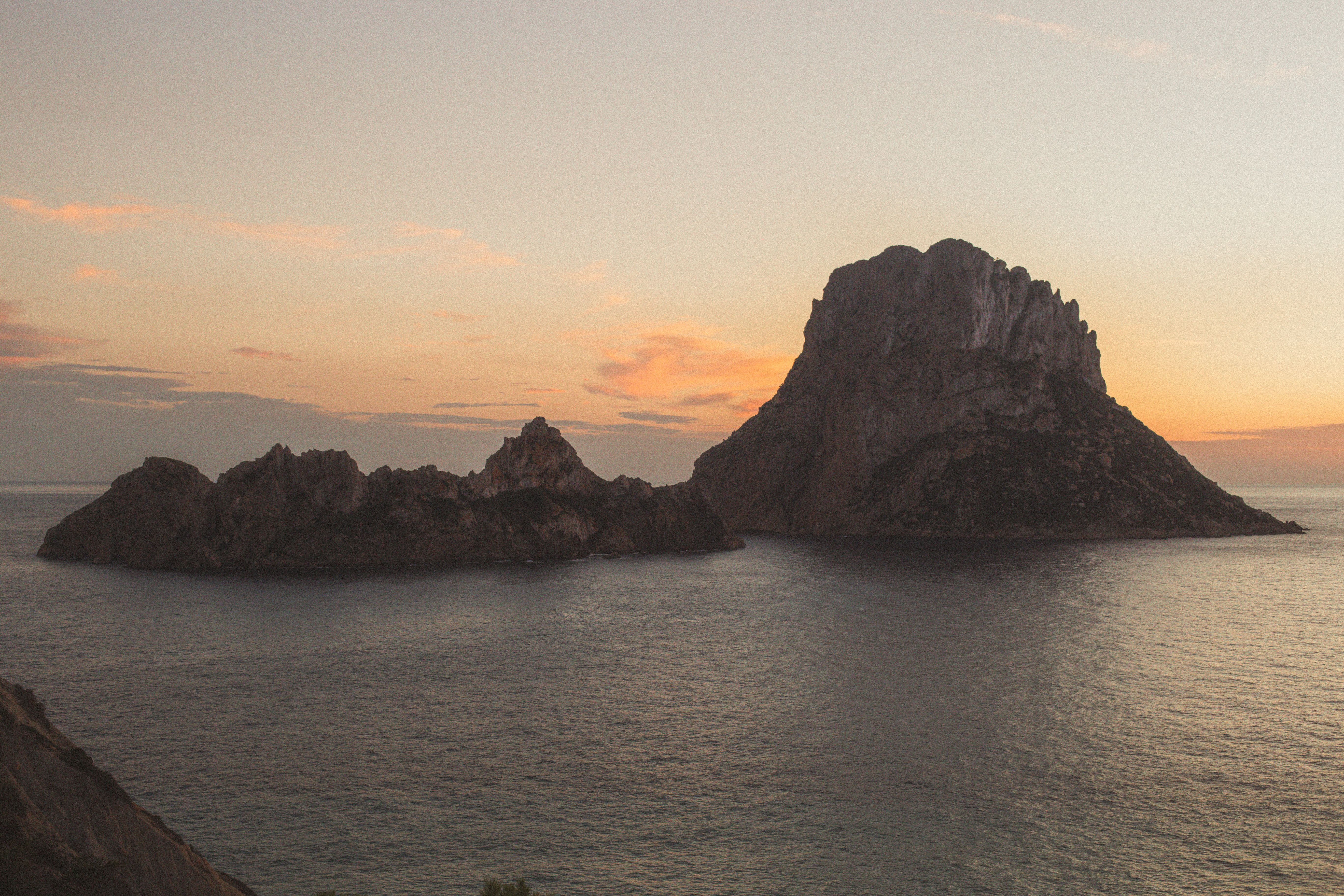 Breathtaking View of Es Vedrà during Sunset · Free Stock Photo