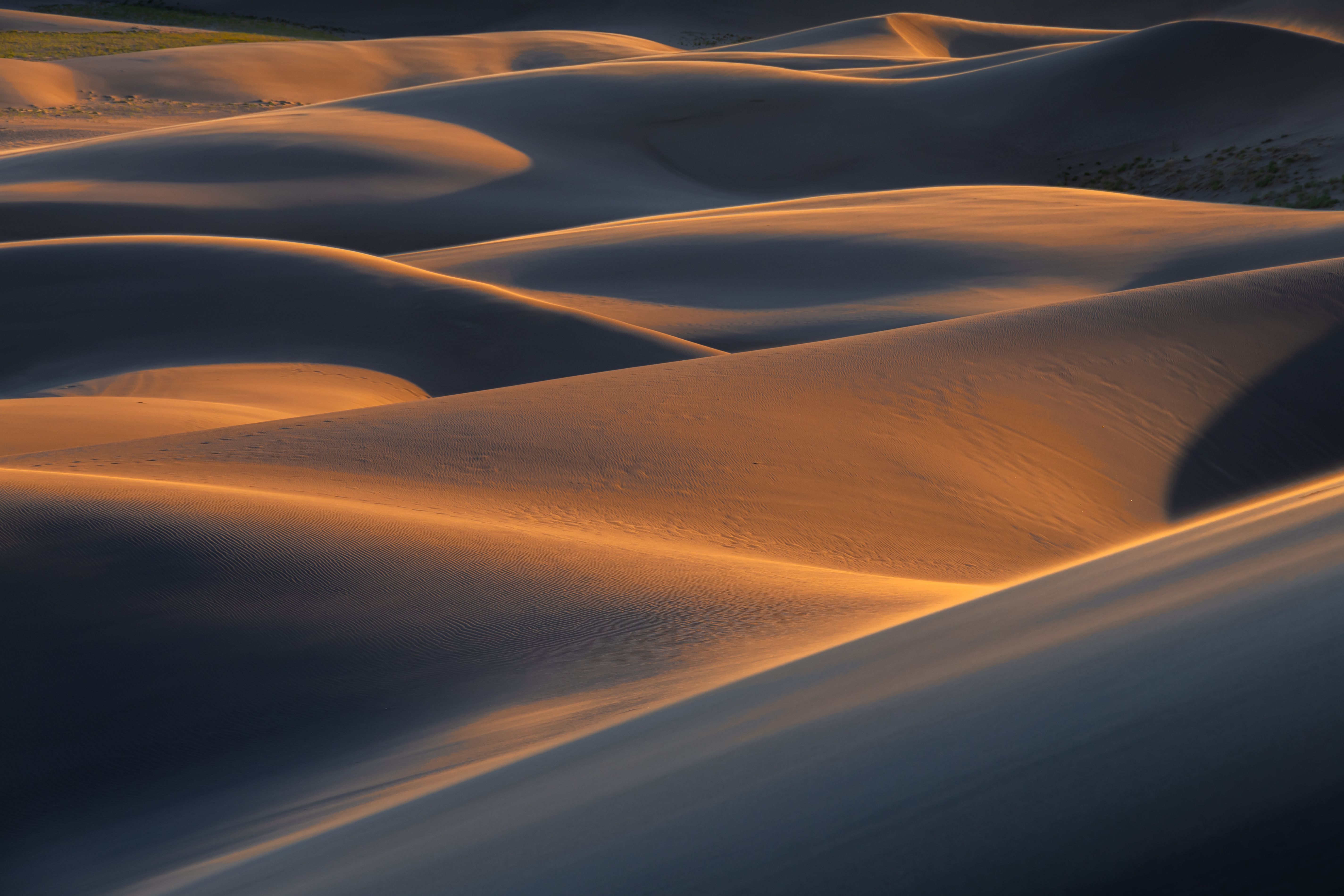Dunas De Arena Dorada En El Parque Nacional Great Sand Dunes · Foto de ...
