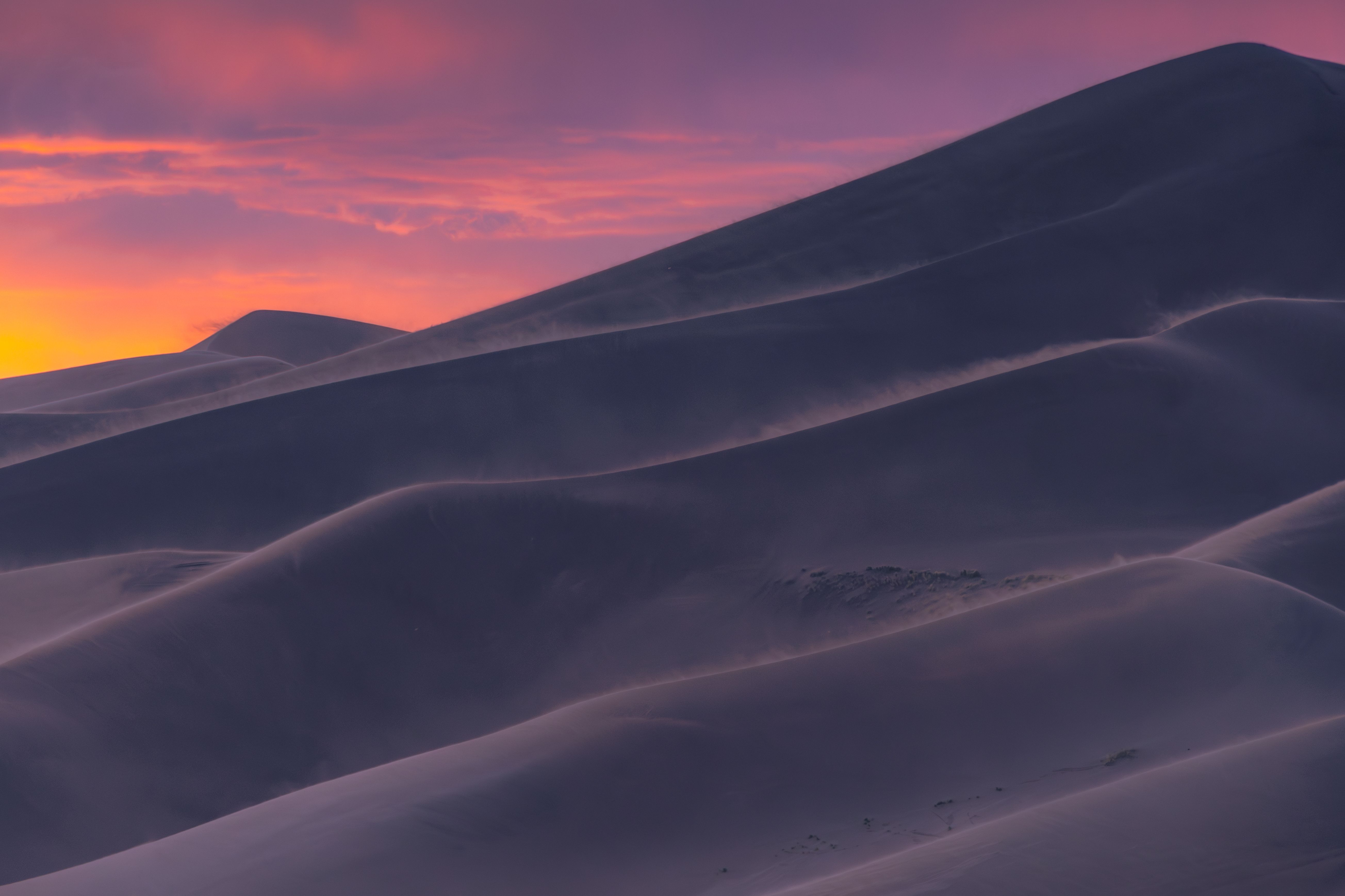 Majestic Sand Dunes at Sunset in Colorado · Free Stock Photo