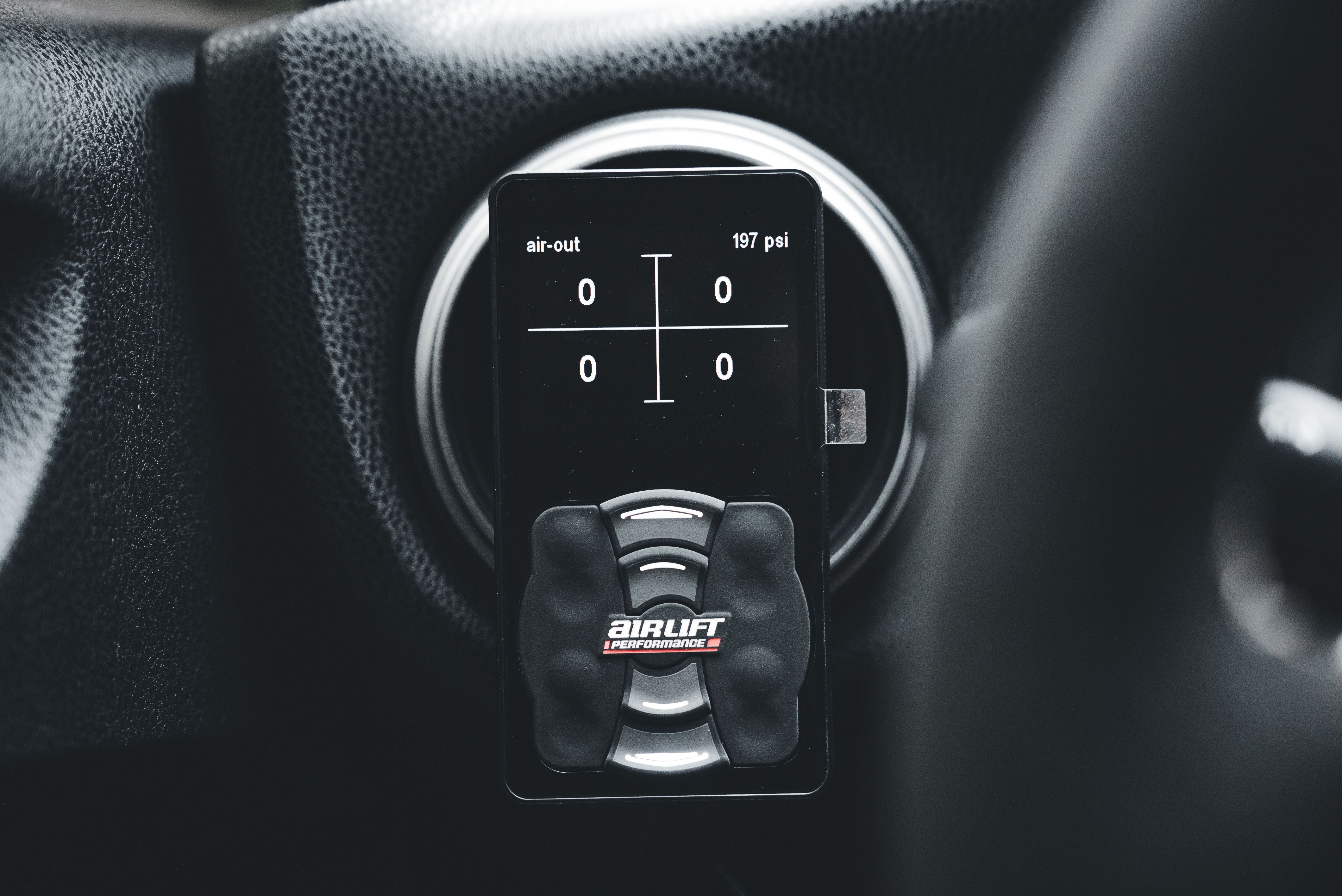 Car Air Suspension Control in Vehicle Interior · Free Stock Photo