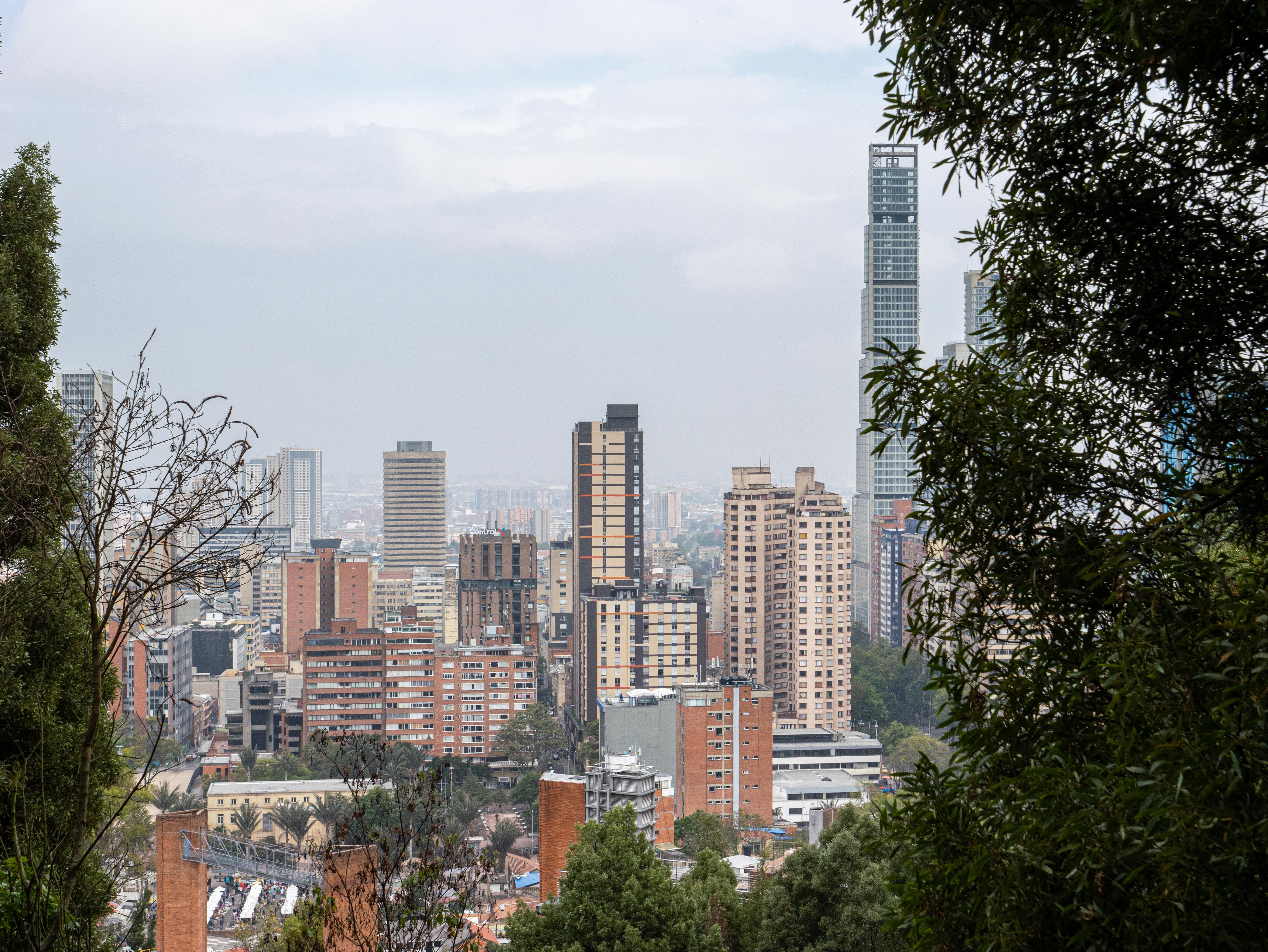 Panoramic View of Bogotá's Urban Skyline · Free Stock Photo