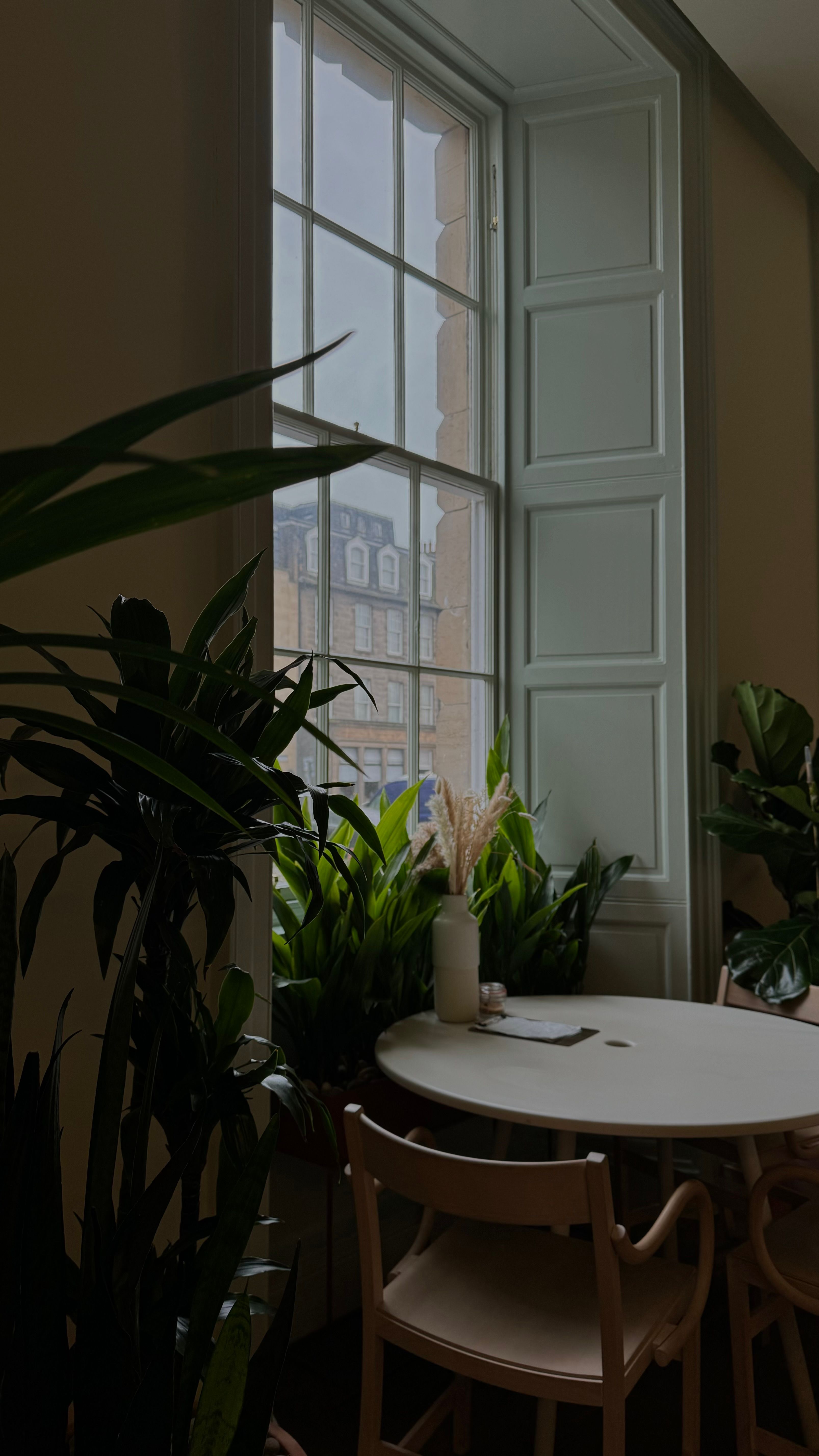 Cozy Indoor Café Corner with Window View · Free Stock Photo