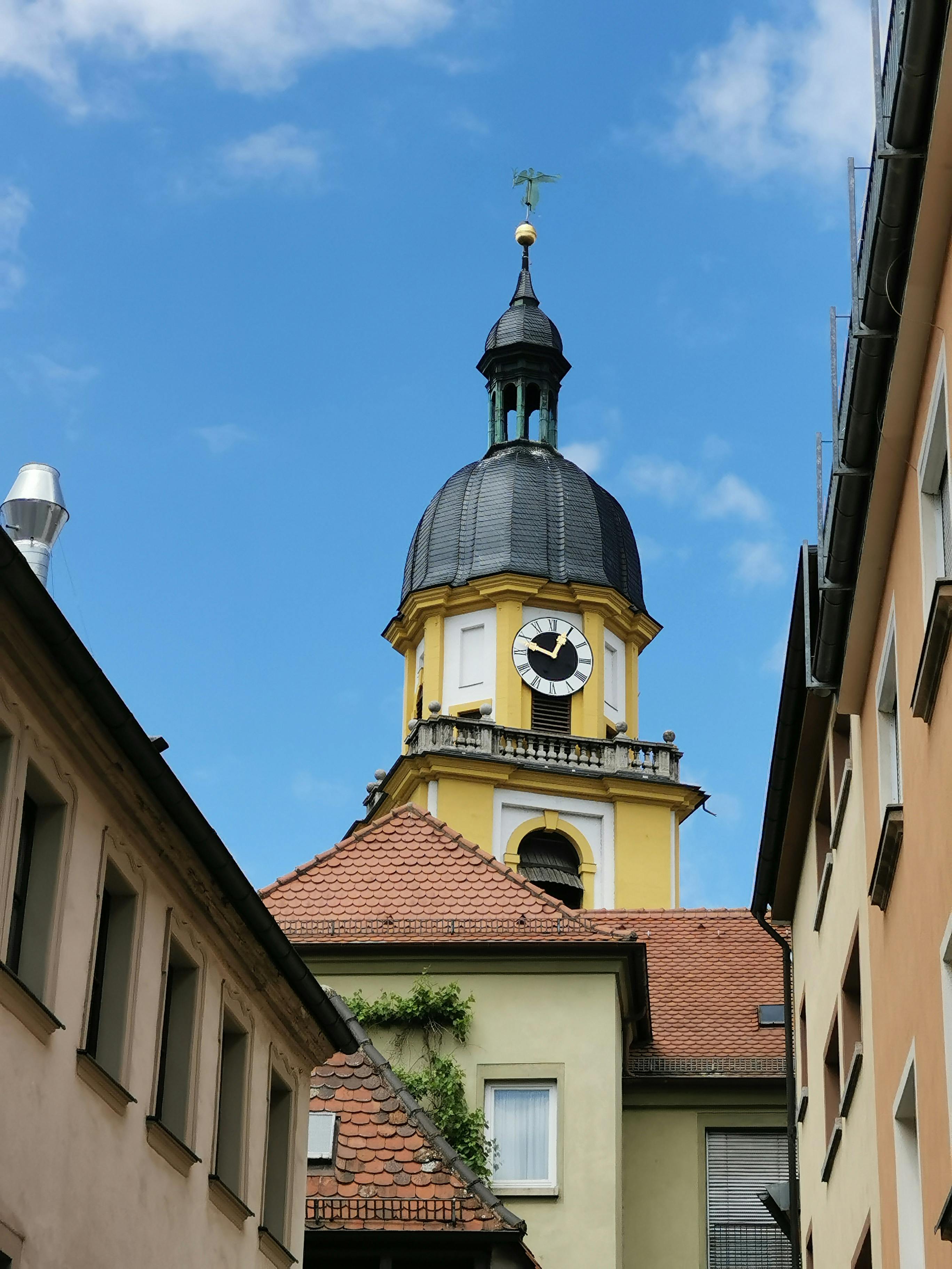 Historic Church Spire in Kitzingen, Germany · Free Stock Photo