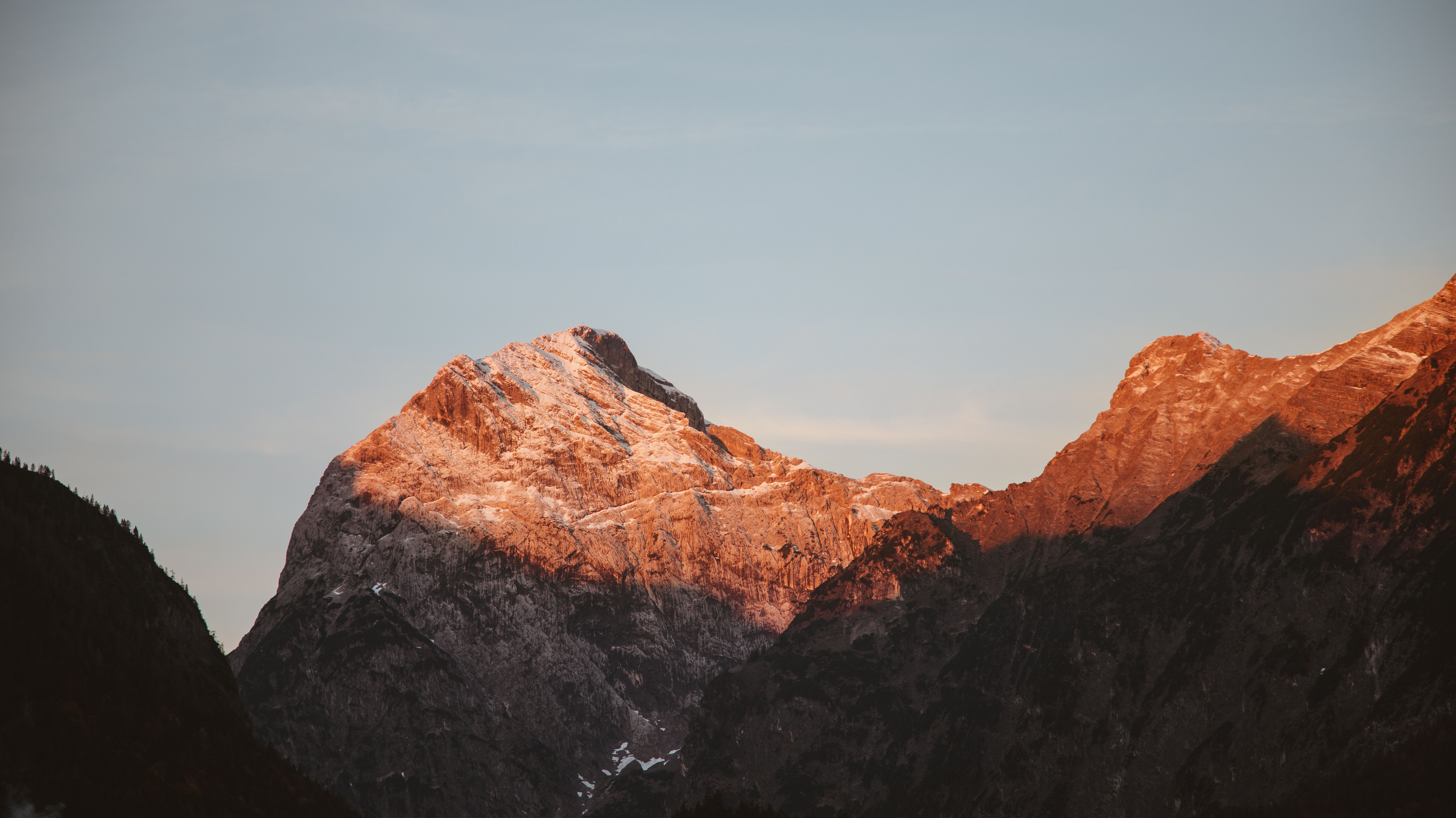 Golden Hour on the Tirol Mountains · Free Stock Photo