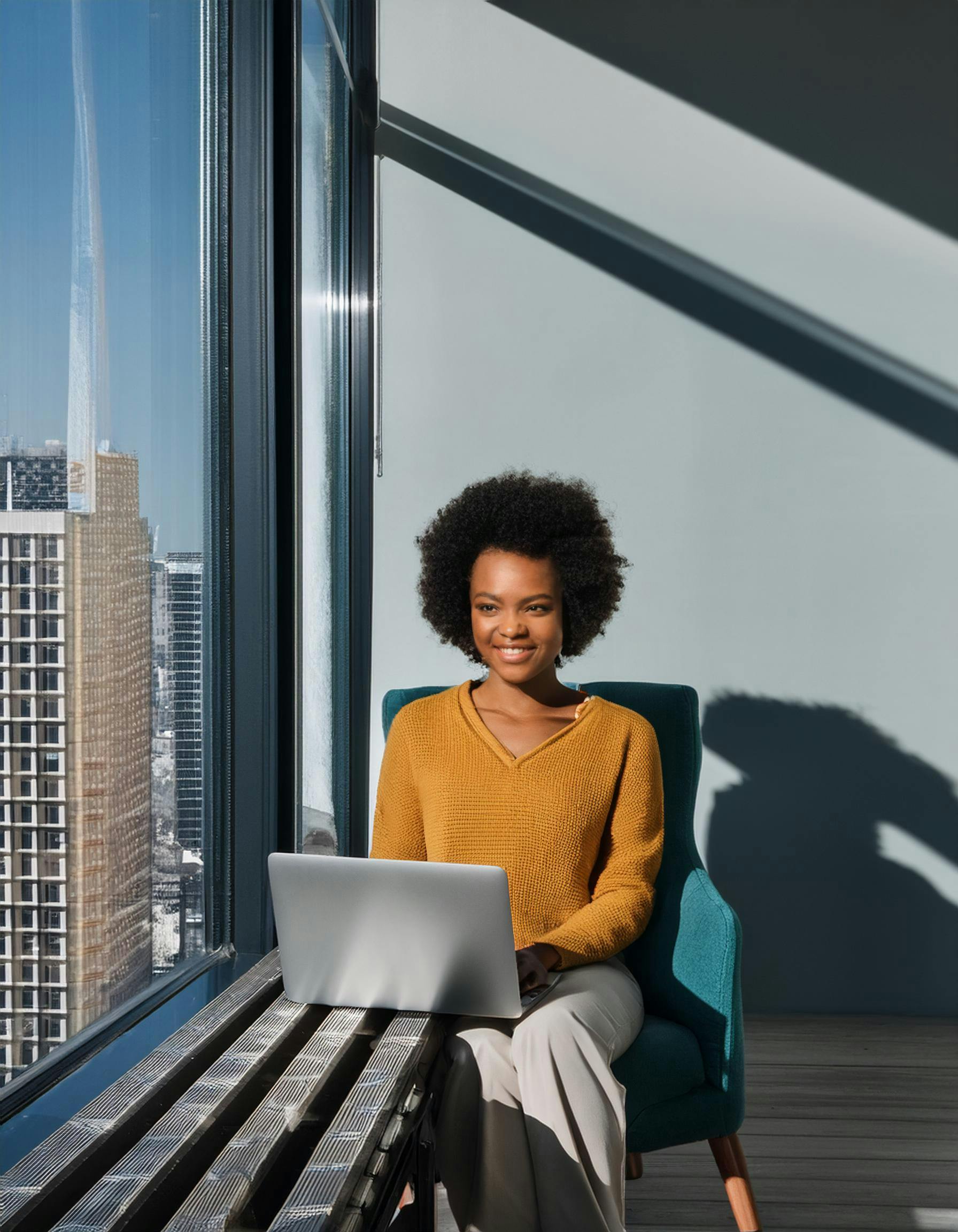 Professional Woman Working in Modern Office · Free Stock Photo