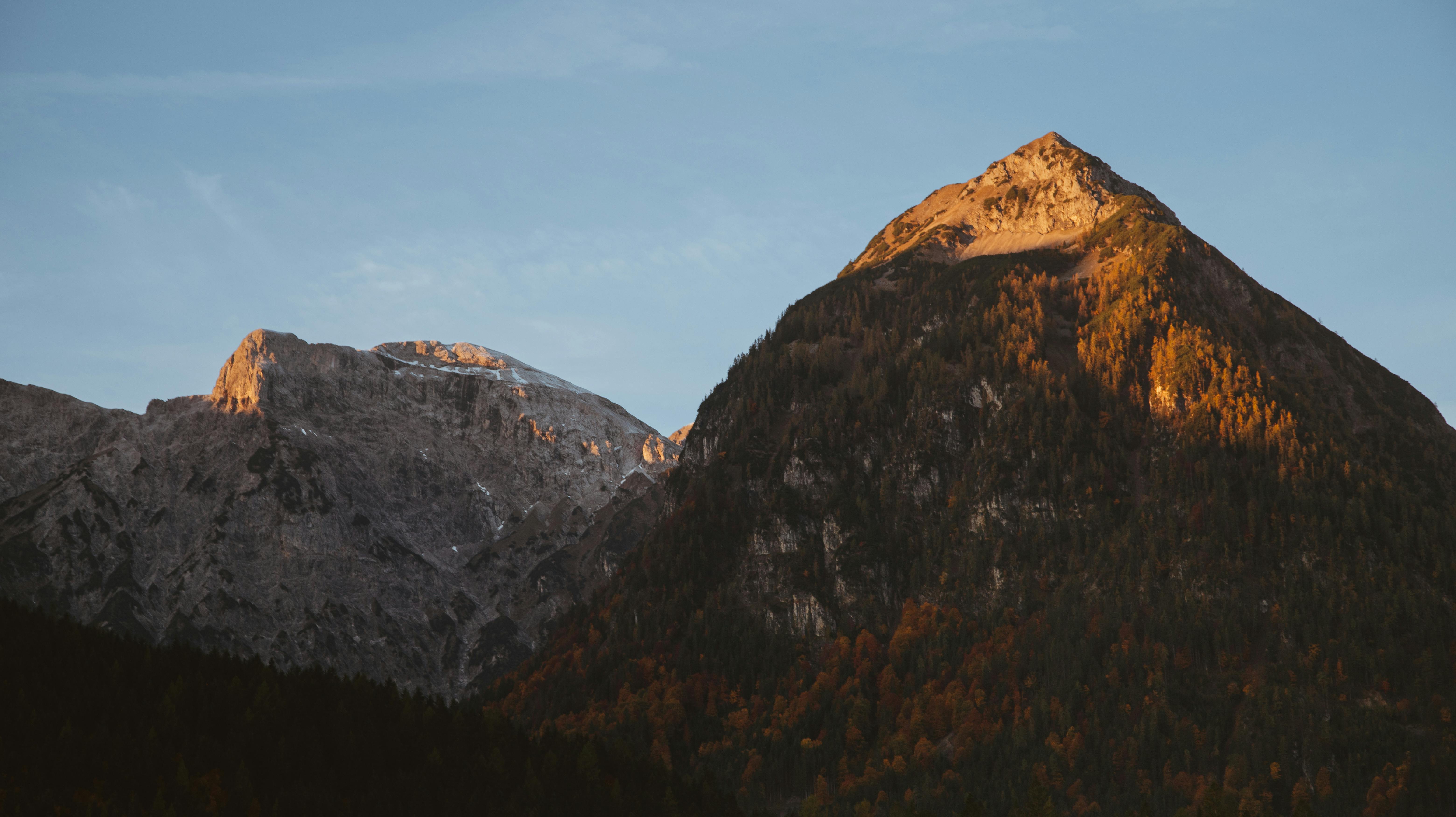 Golden Hour in Tyrolean Mountain Range · Free Stock Photo