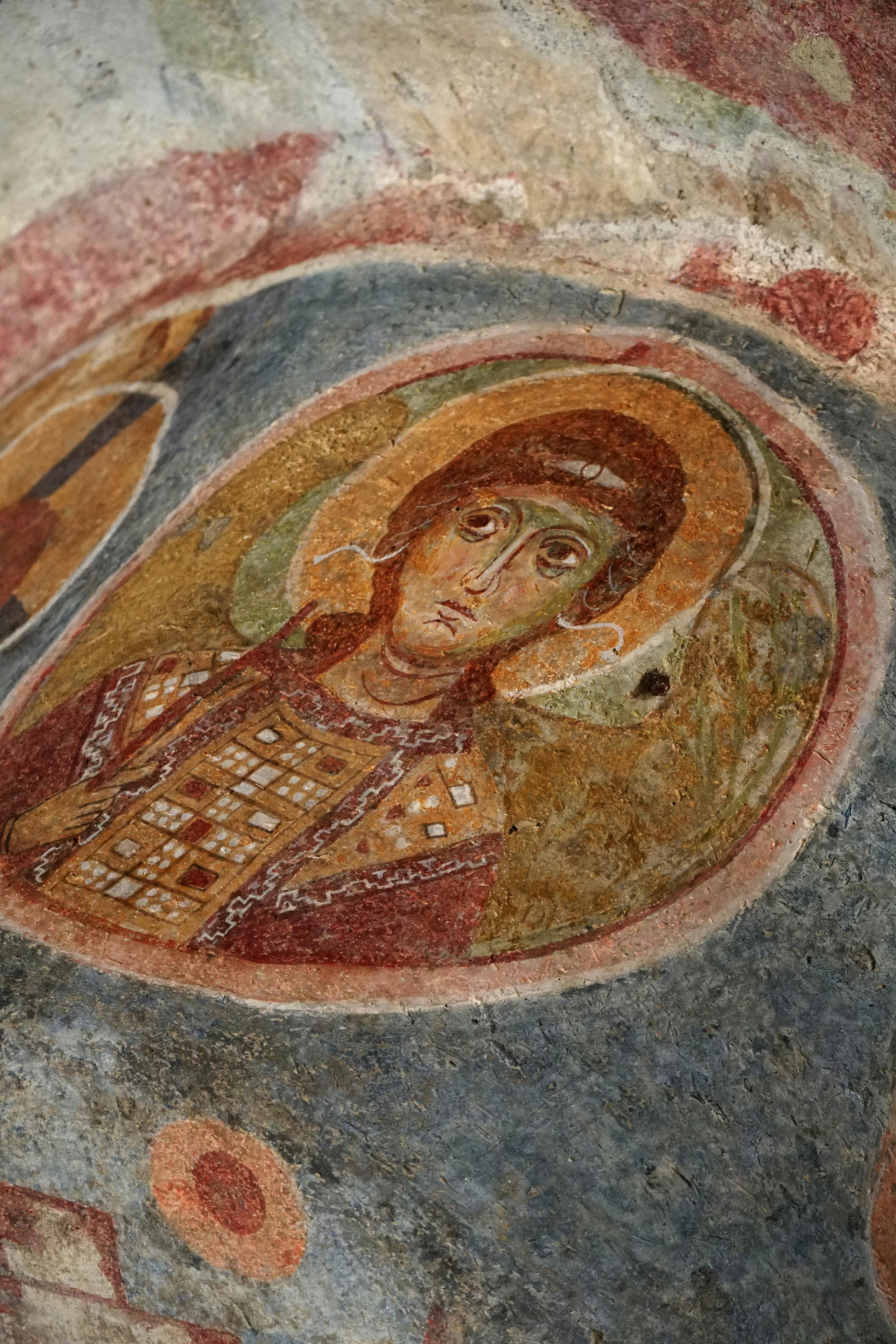 Ancient Fresco of Religious Figure in Cappadocia · Free Stock Photo