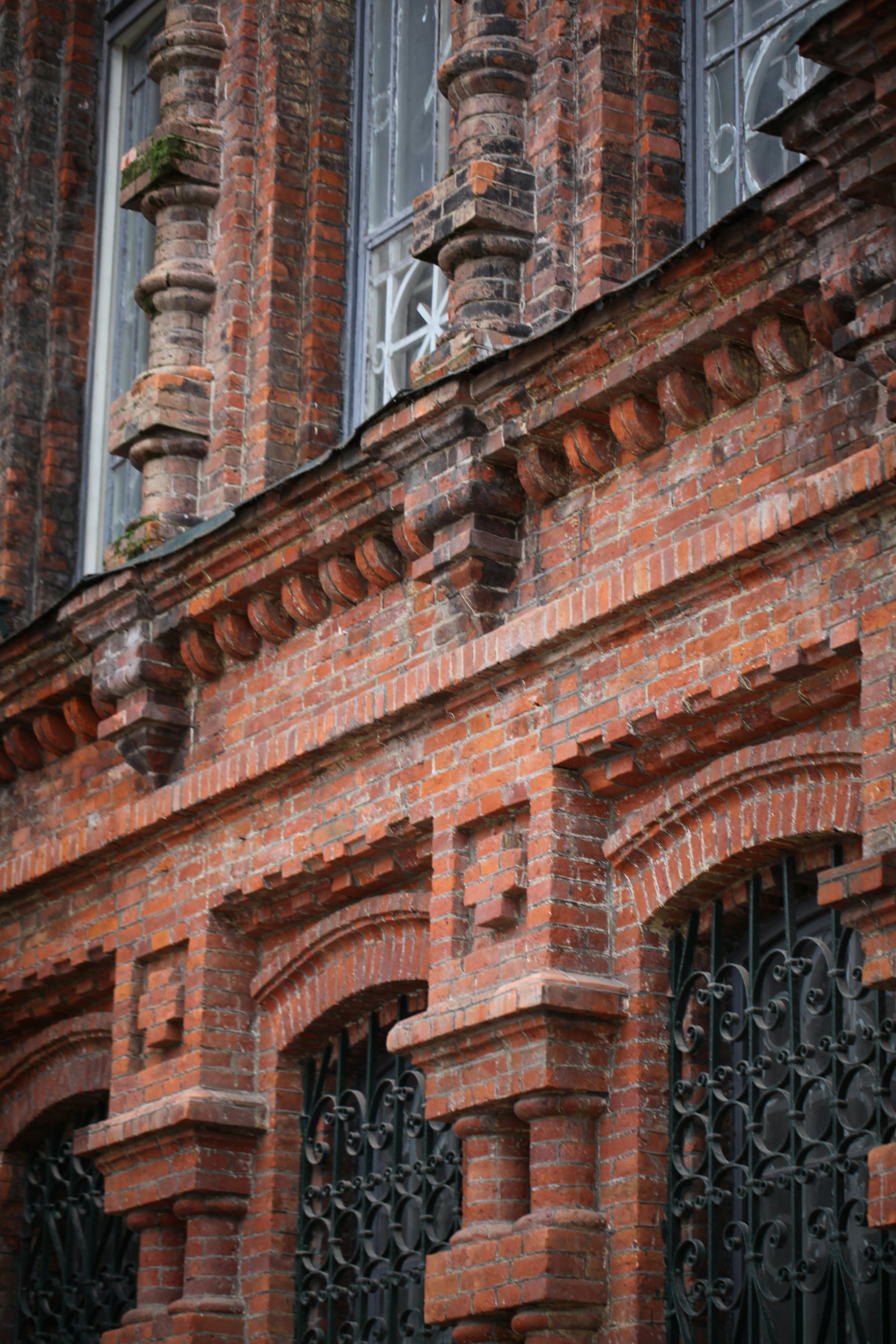 Historic Brick Gothic Architecture Facade · Free Stock Photo