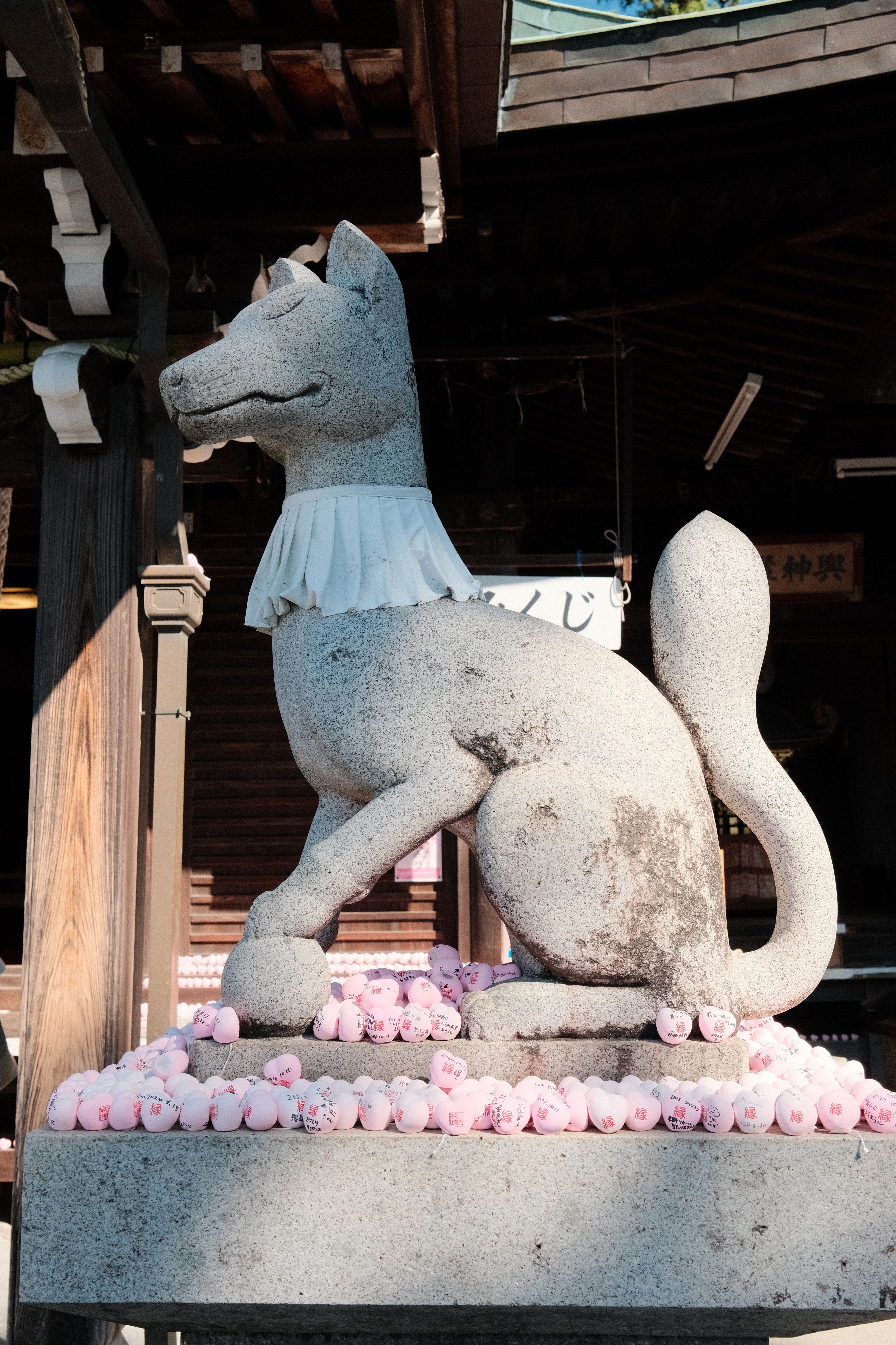 Stone Fox Statue at Inuyama Shrine, Japan · Free Stock Photo