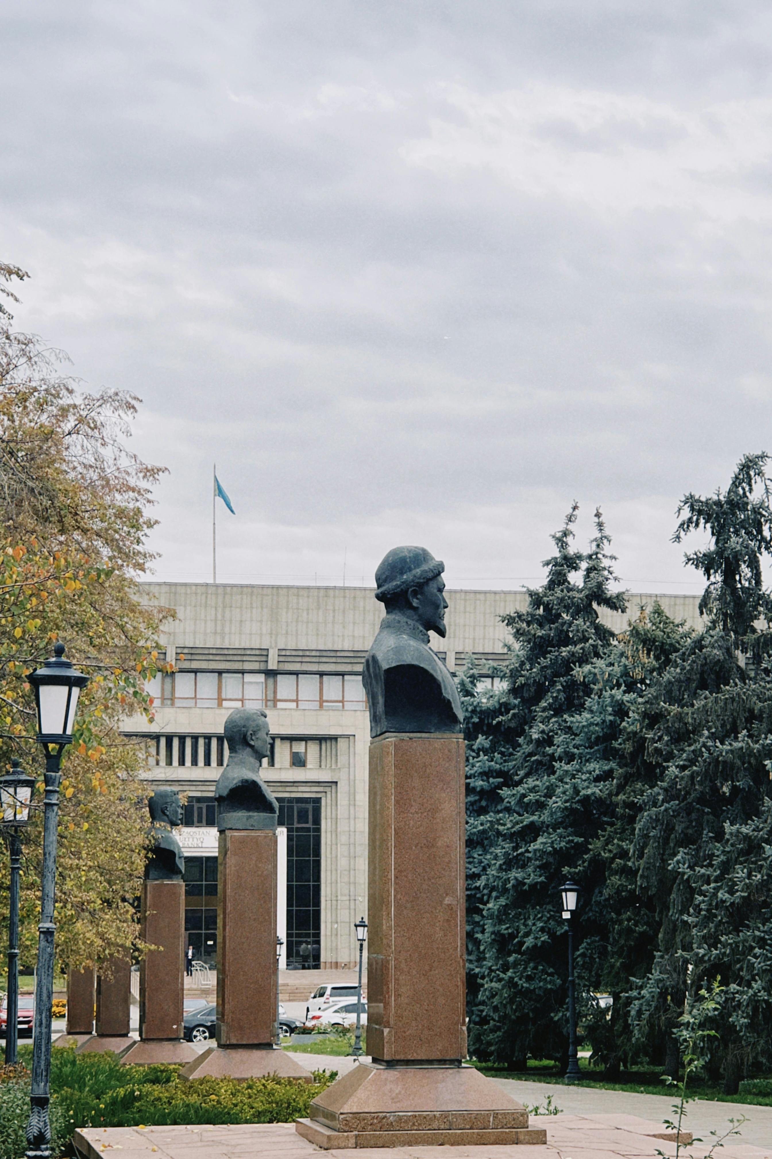 Statues and Government Building in Almaty · Free Stock Photo