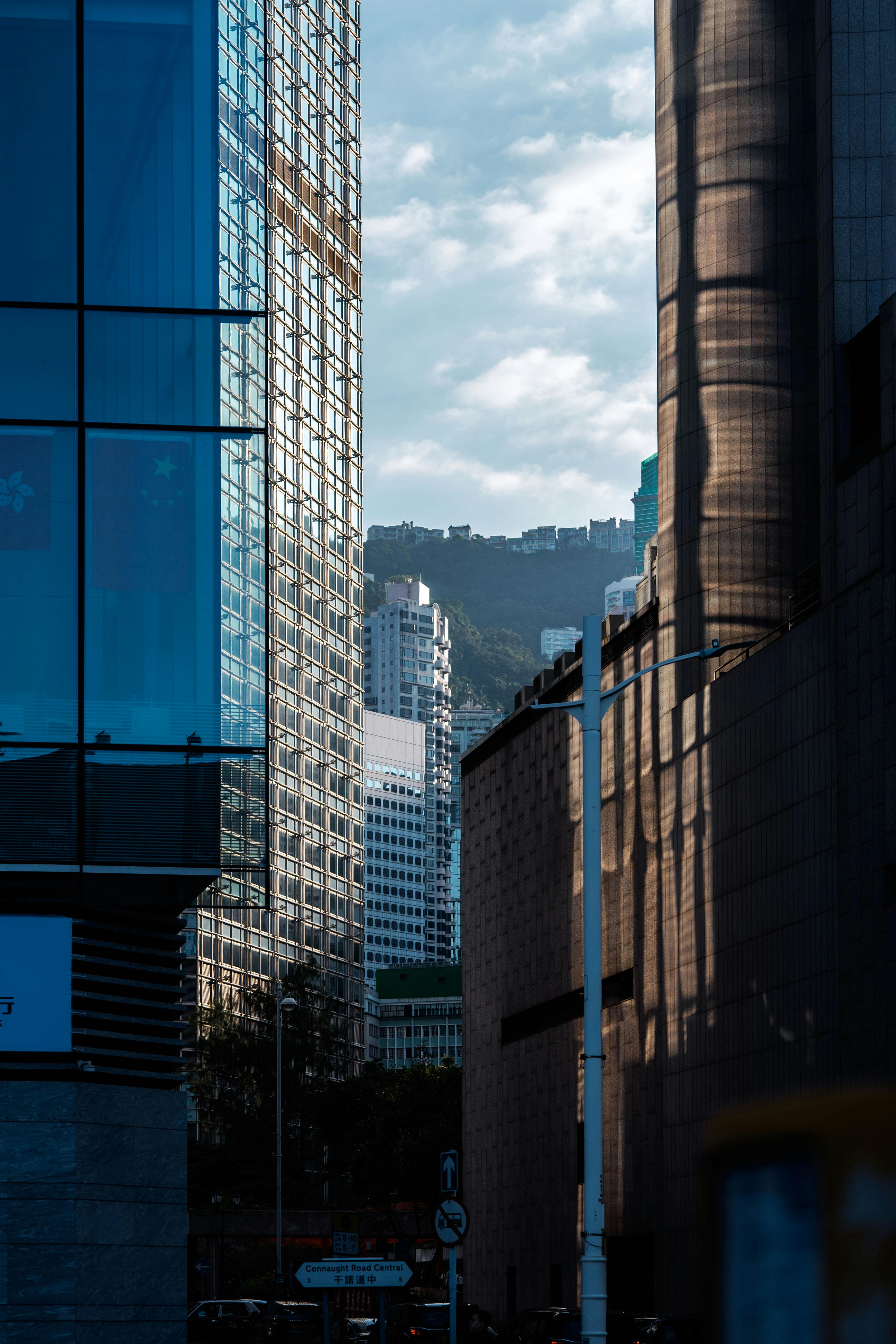 Urban Canyon View in Hong Kong Island · Free Stock Photo