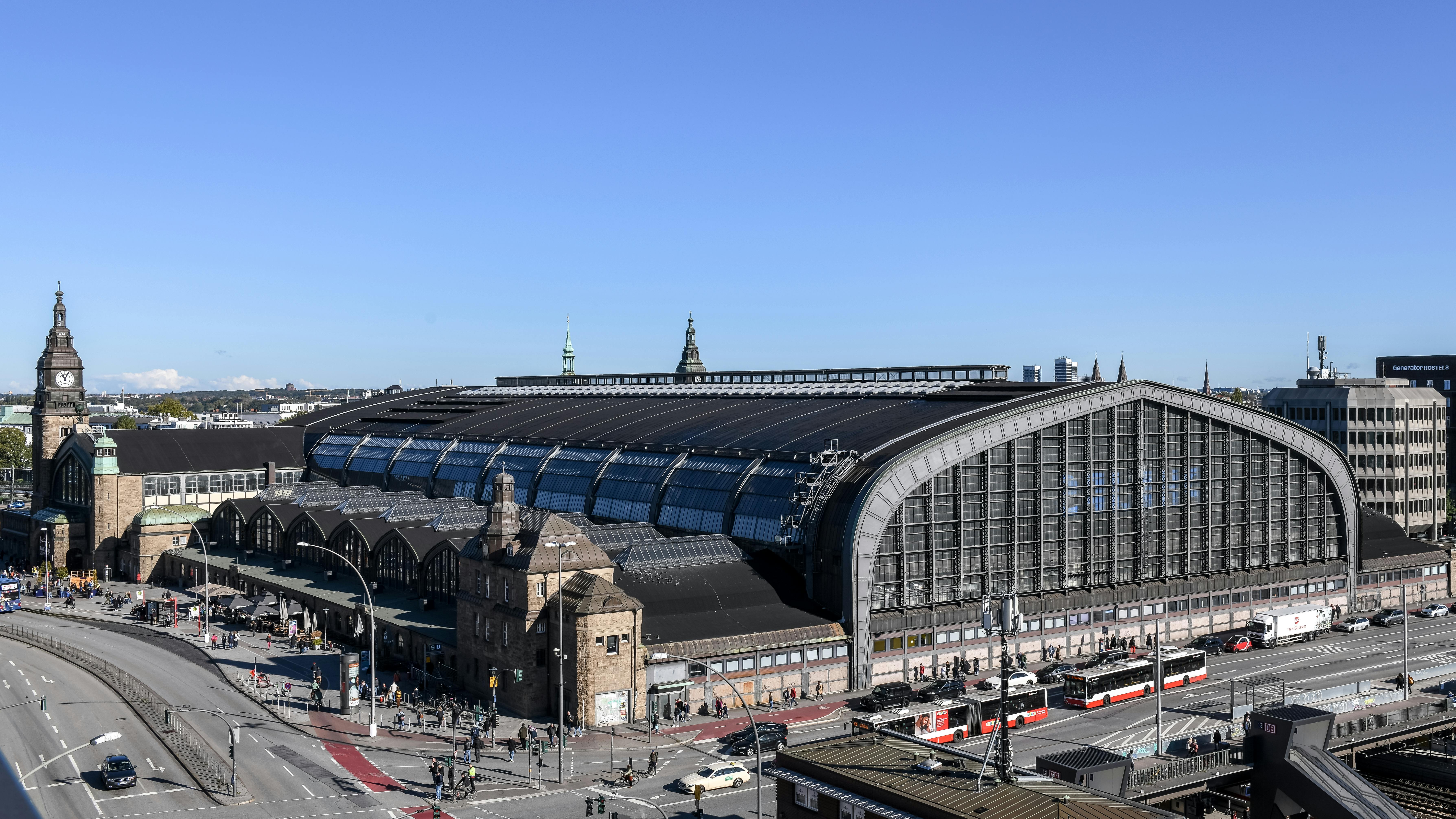 Luftaufnahme Des Hamburger Hauptbahnhofs · Kostenloses Stock-Foto