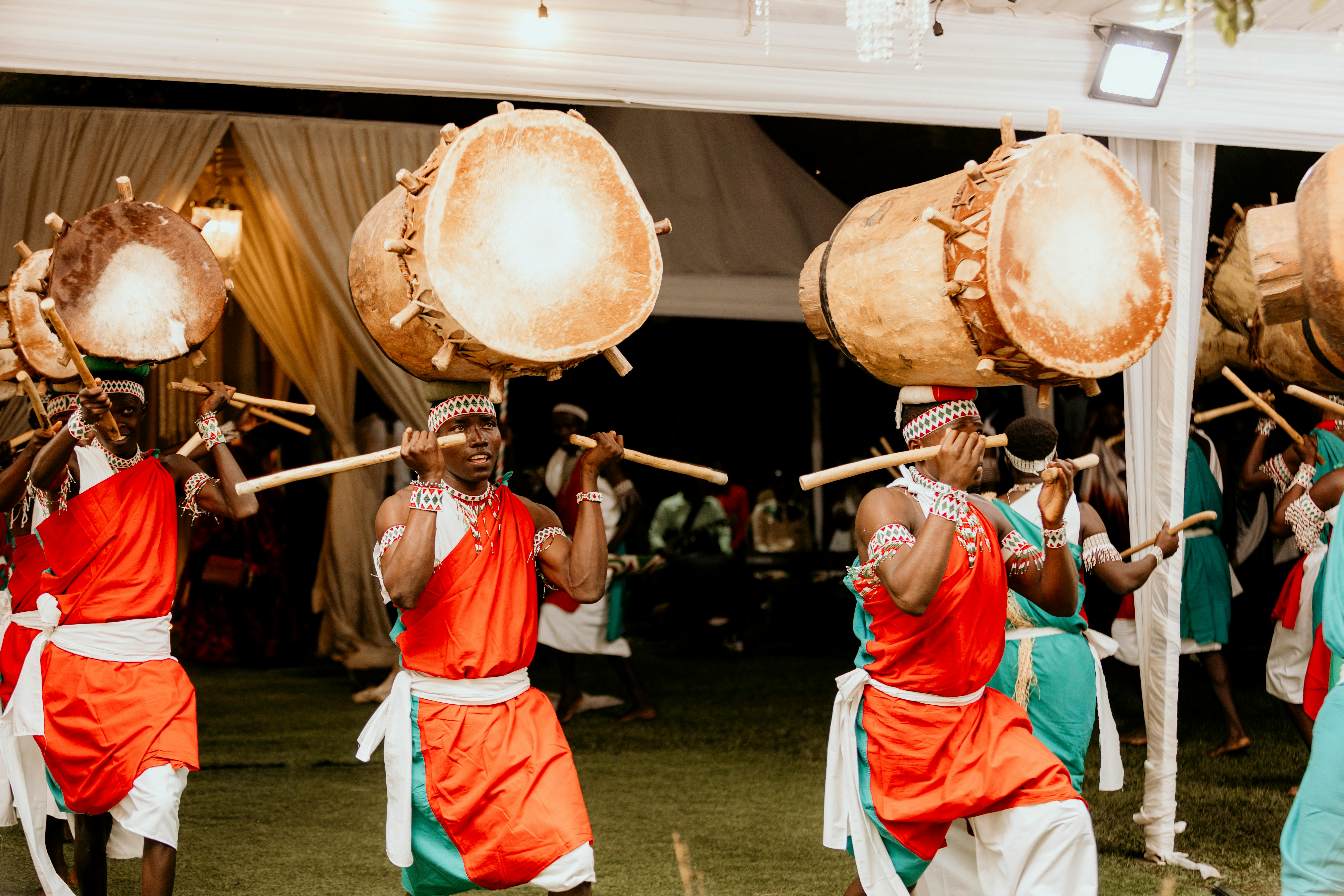 Traditional African Drum Dance Performance · Free Stock Photo