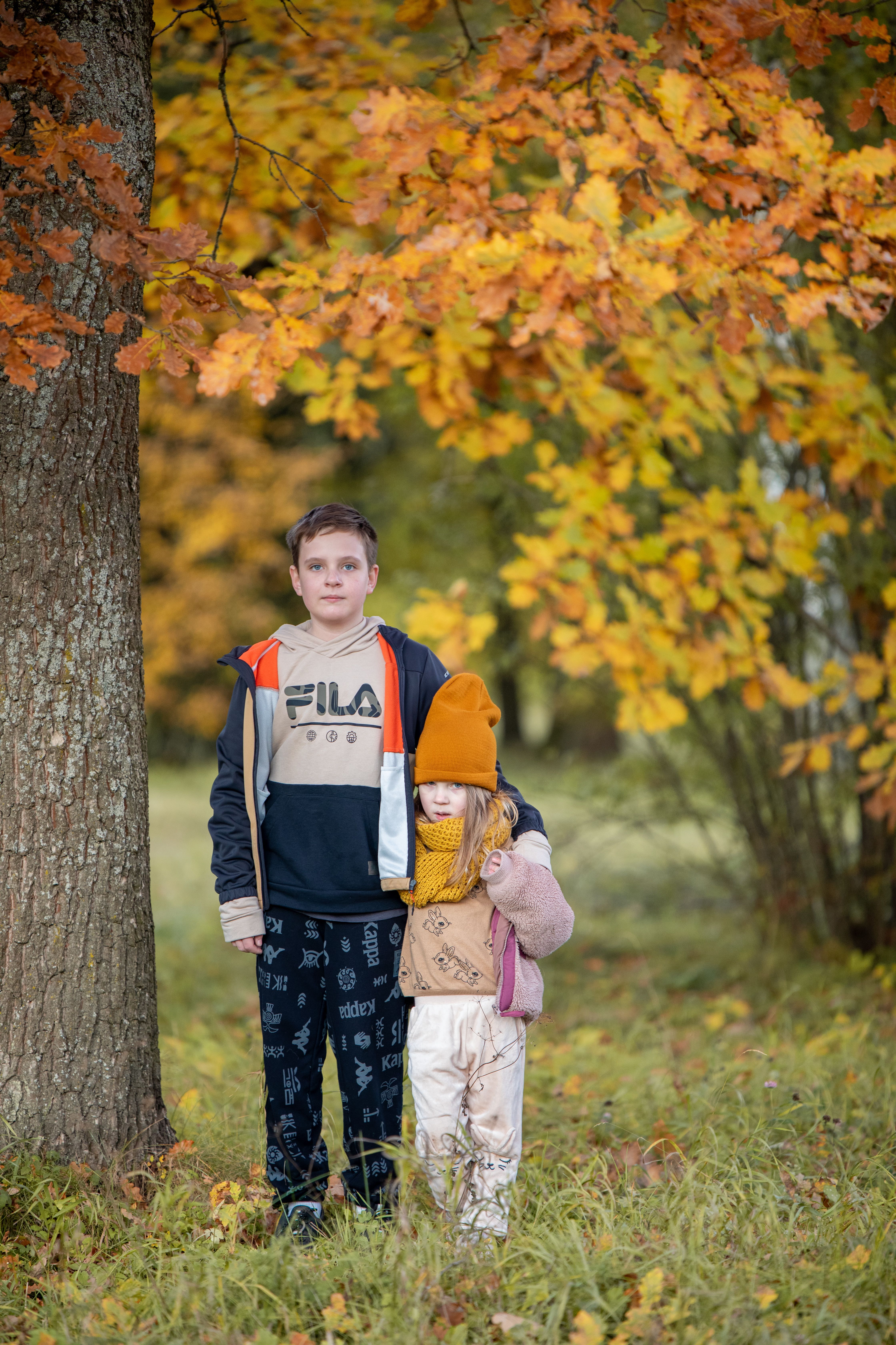Children Enjoying Autumn in Nature · Free Stock Photo