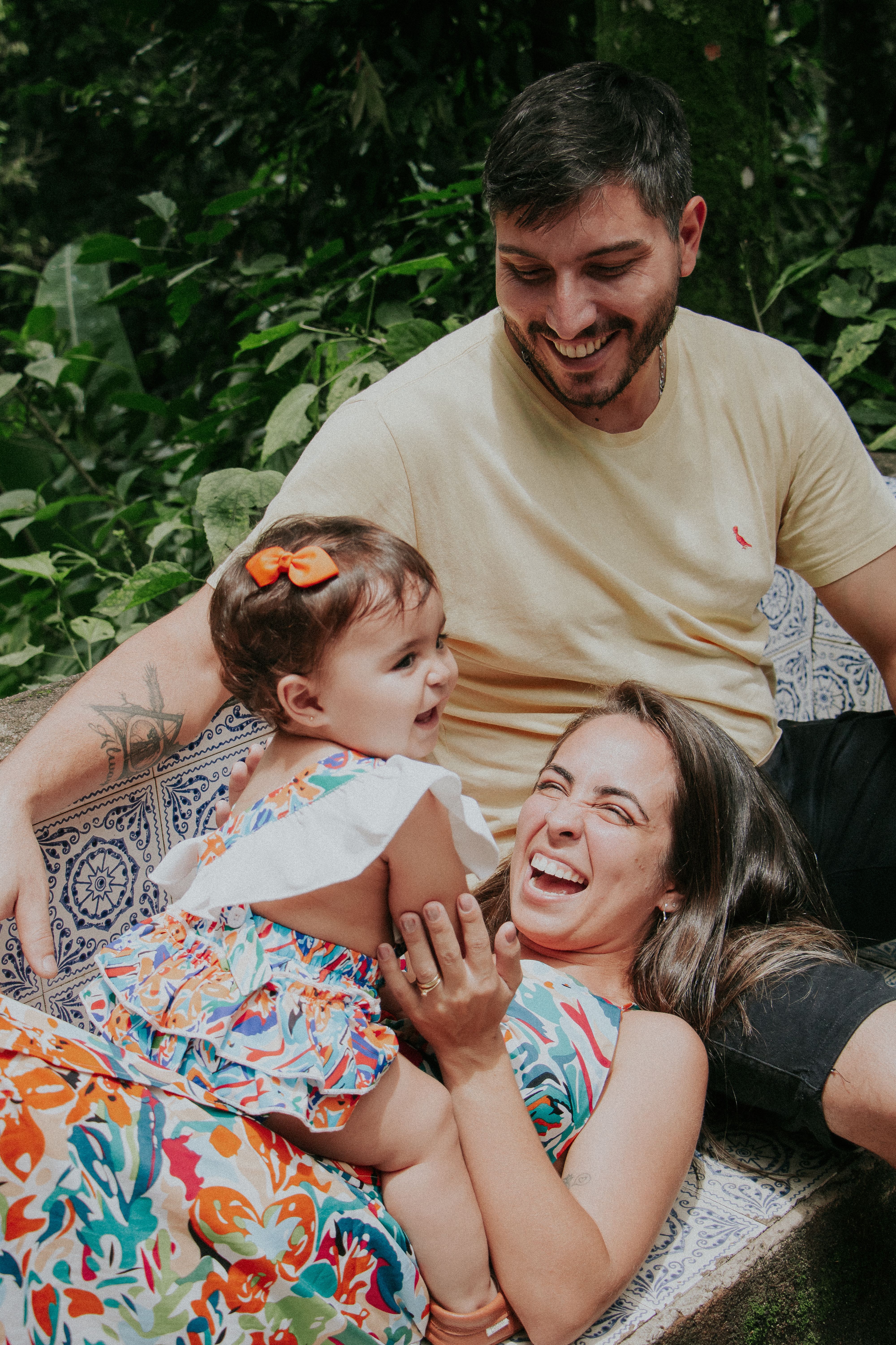 Happy Family Outdoors in Rio de Janeiro · Free Stock Photo