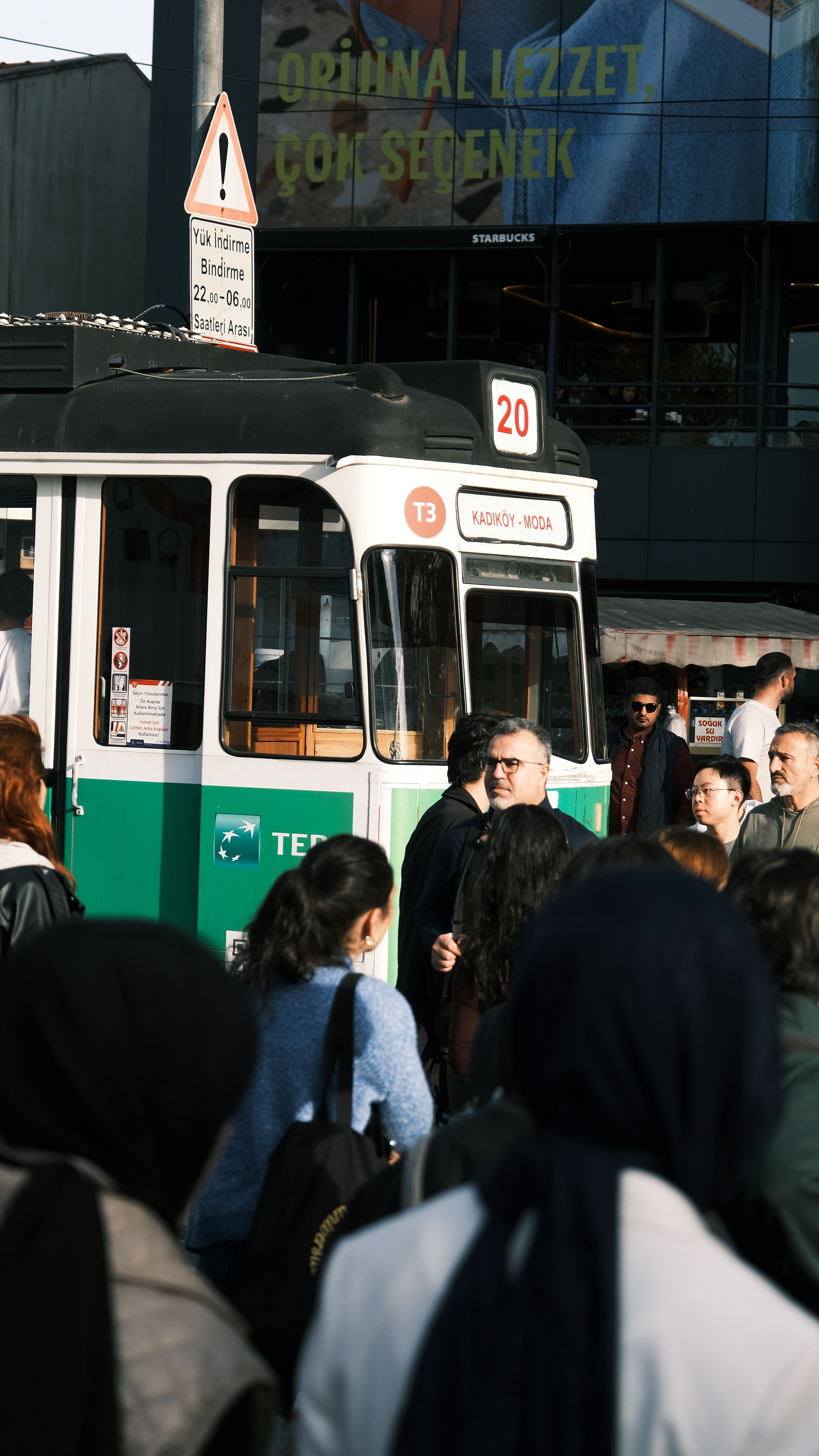 Busy Istanbul Street with Historic Tram · Free Stock Photo