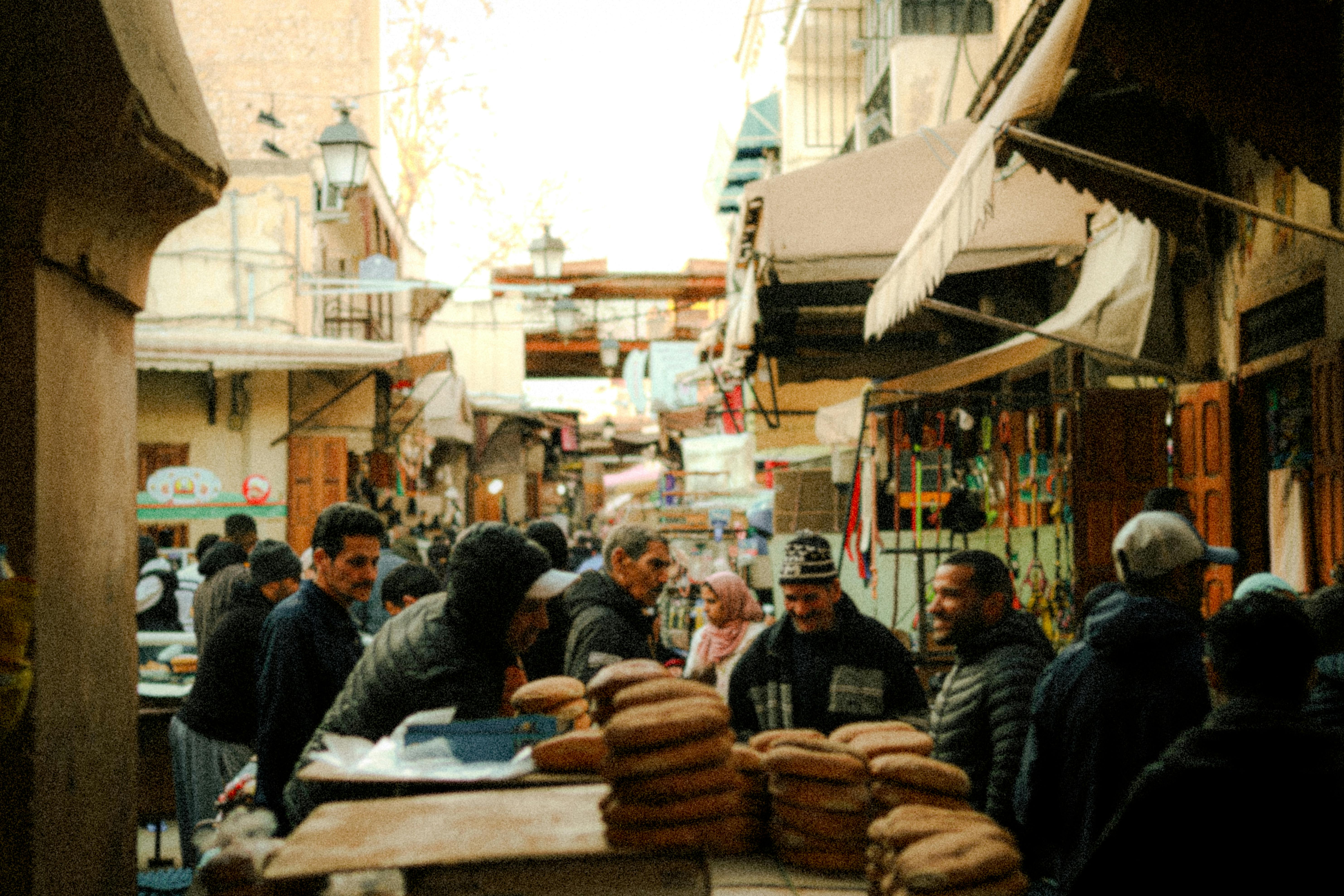 Bustling Market Street in Middle Eastern Town · Free Stock Photo