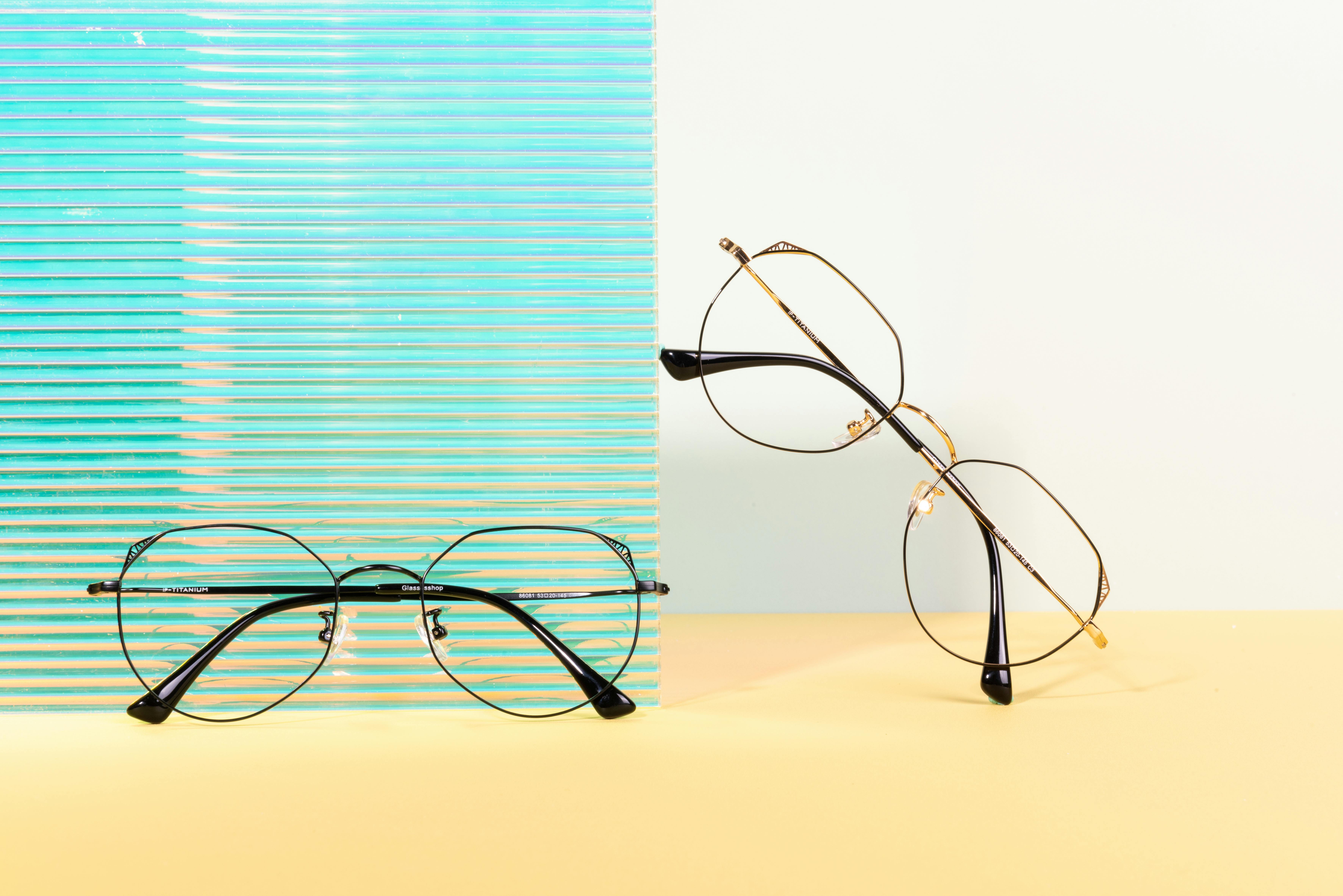 Stylish Eyeglasses on Minimalist Background · Free Stock Photo