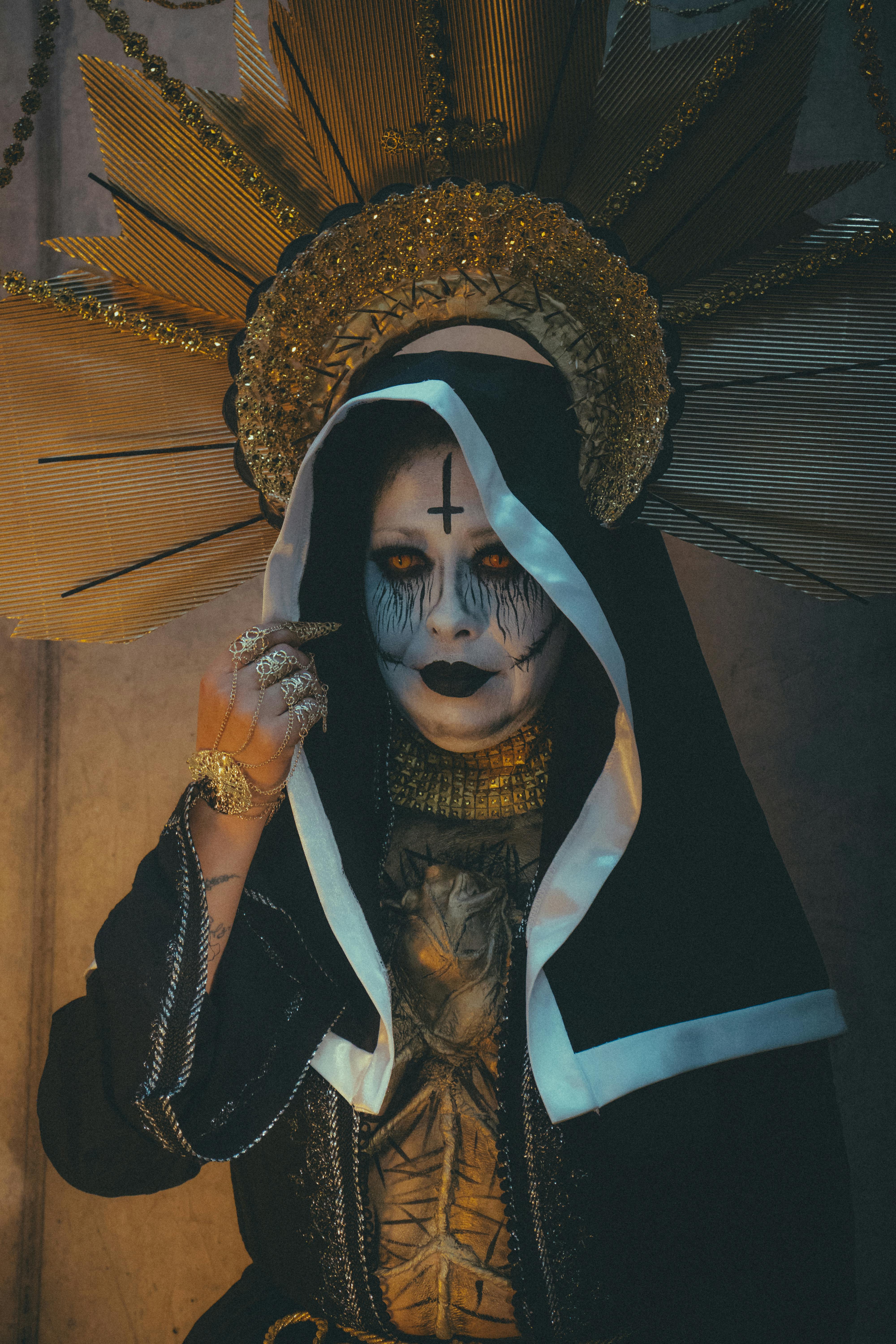 Mystical Portrait of a Dark Gothic Figure · Free Stock Photo