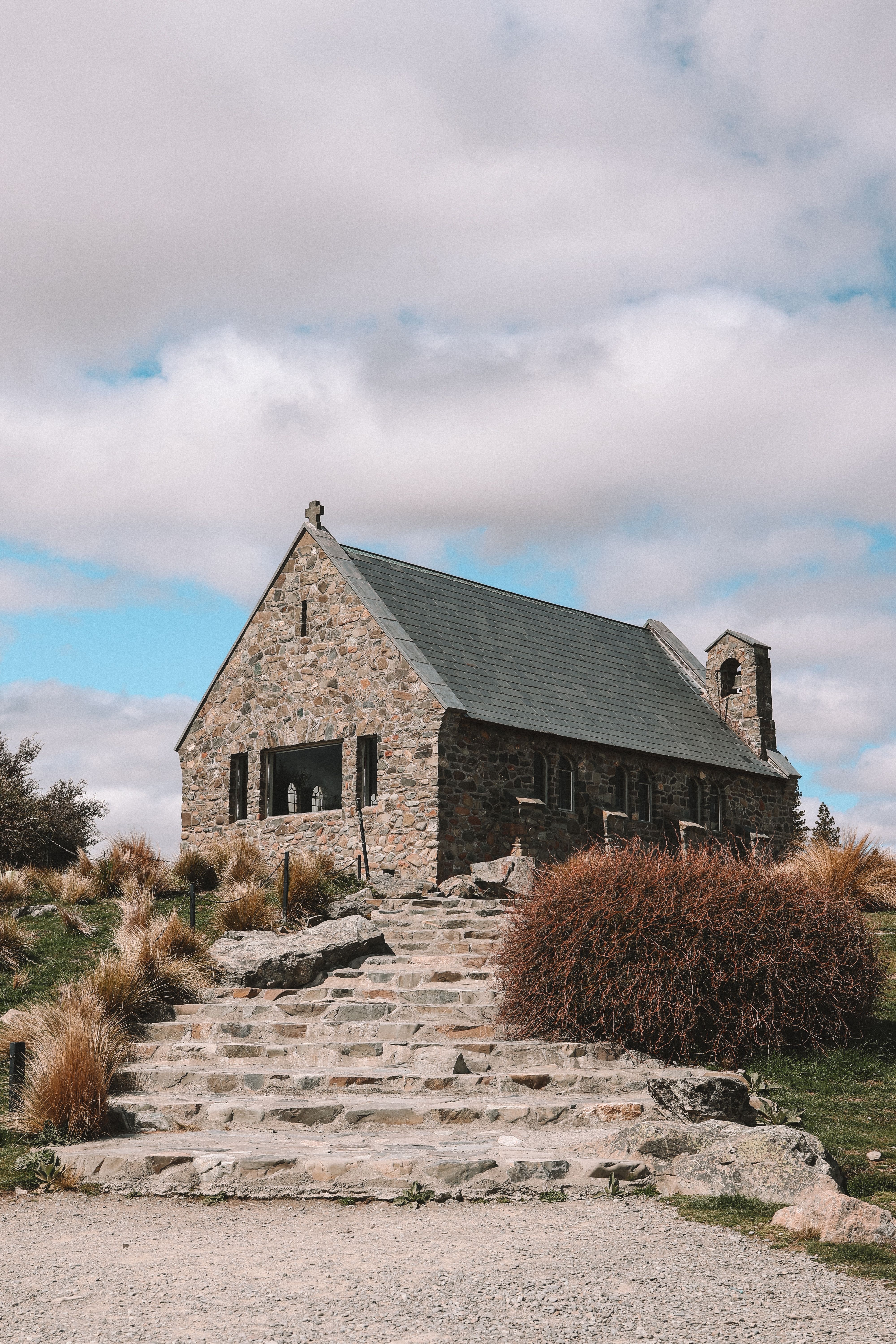 Historic Stone Church in Mountainous Landscape · Free Stock Photo