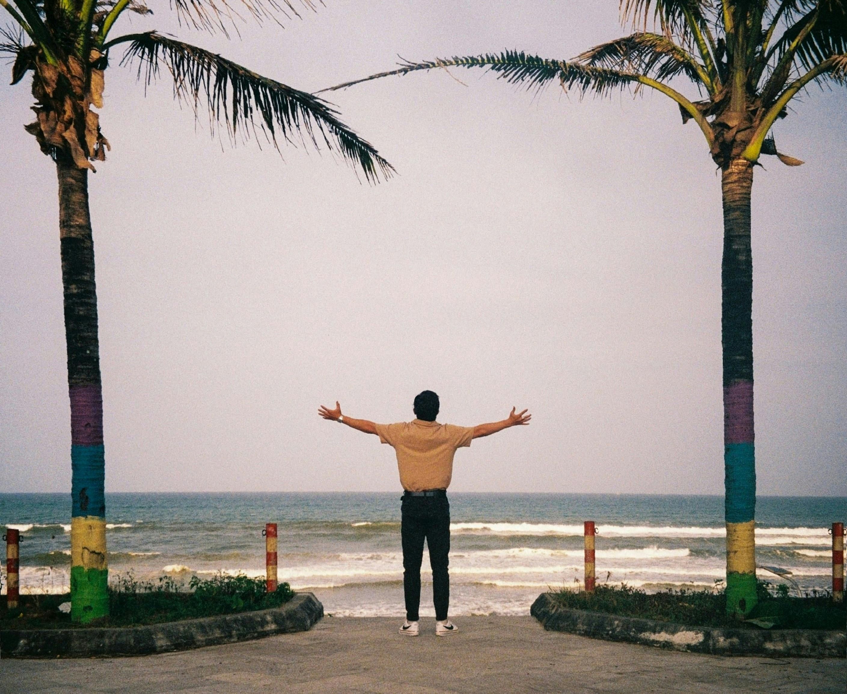 Embracing the Ocean at Tam Kỳ Beach, Vietnam · Free Stock Photo