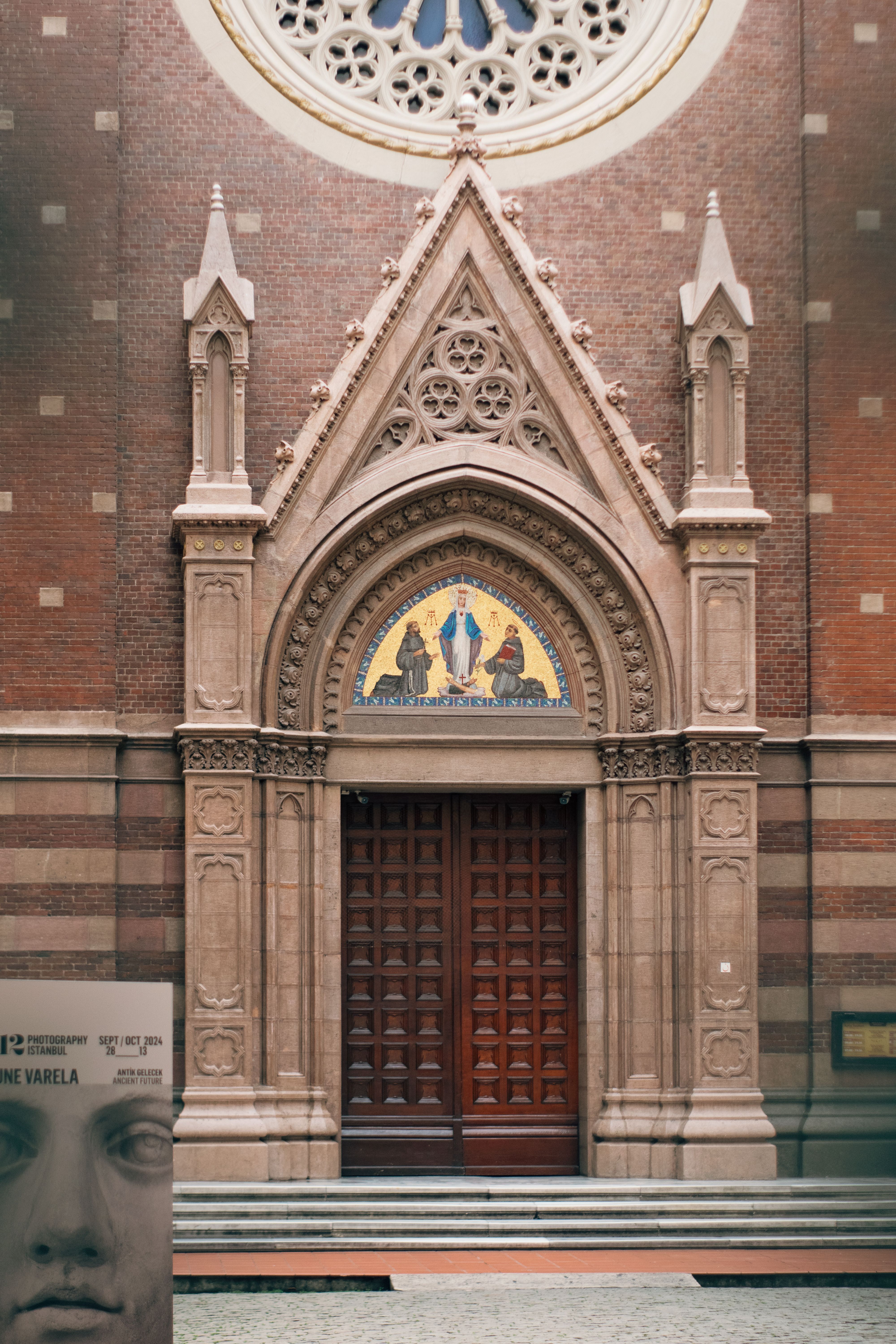 Gothic Church Facade with Intricate Carvings · Free Stock Photo