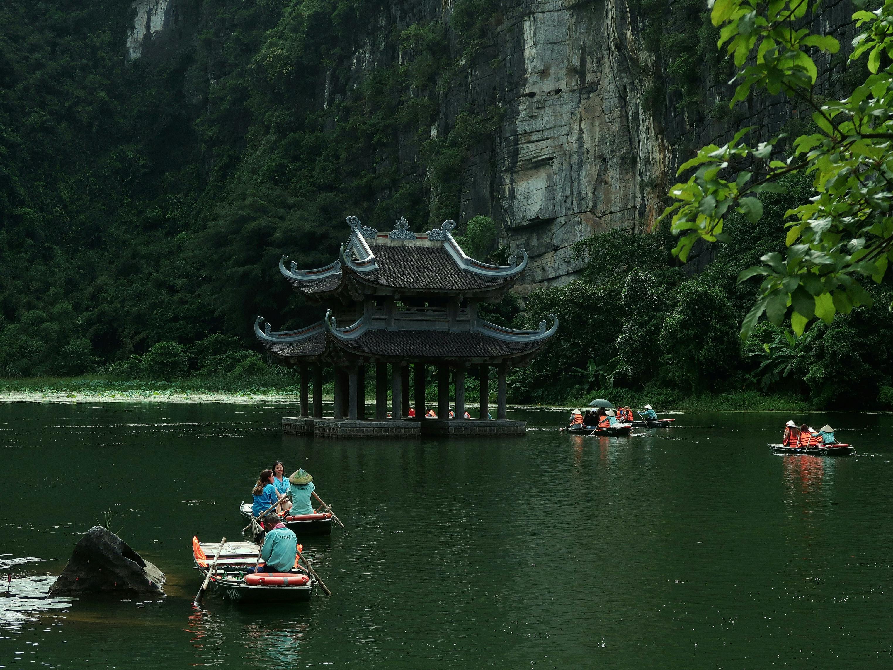 Scenic Boat Ride in Ninh Bình, Vietnam · Free Stock Photo
