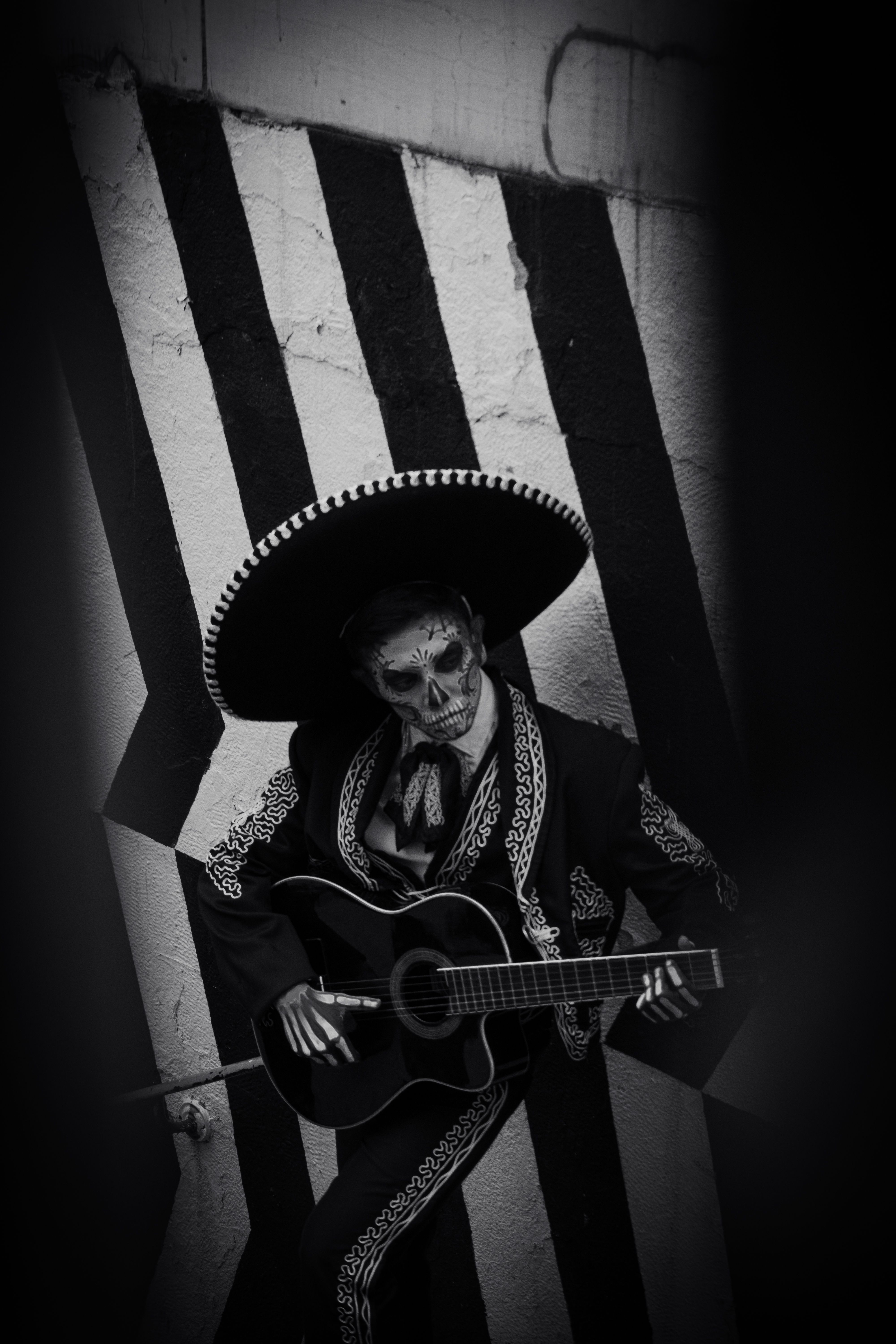 Día de los Muertos Mariachi with Guitar · Free Stock Photo