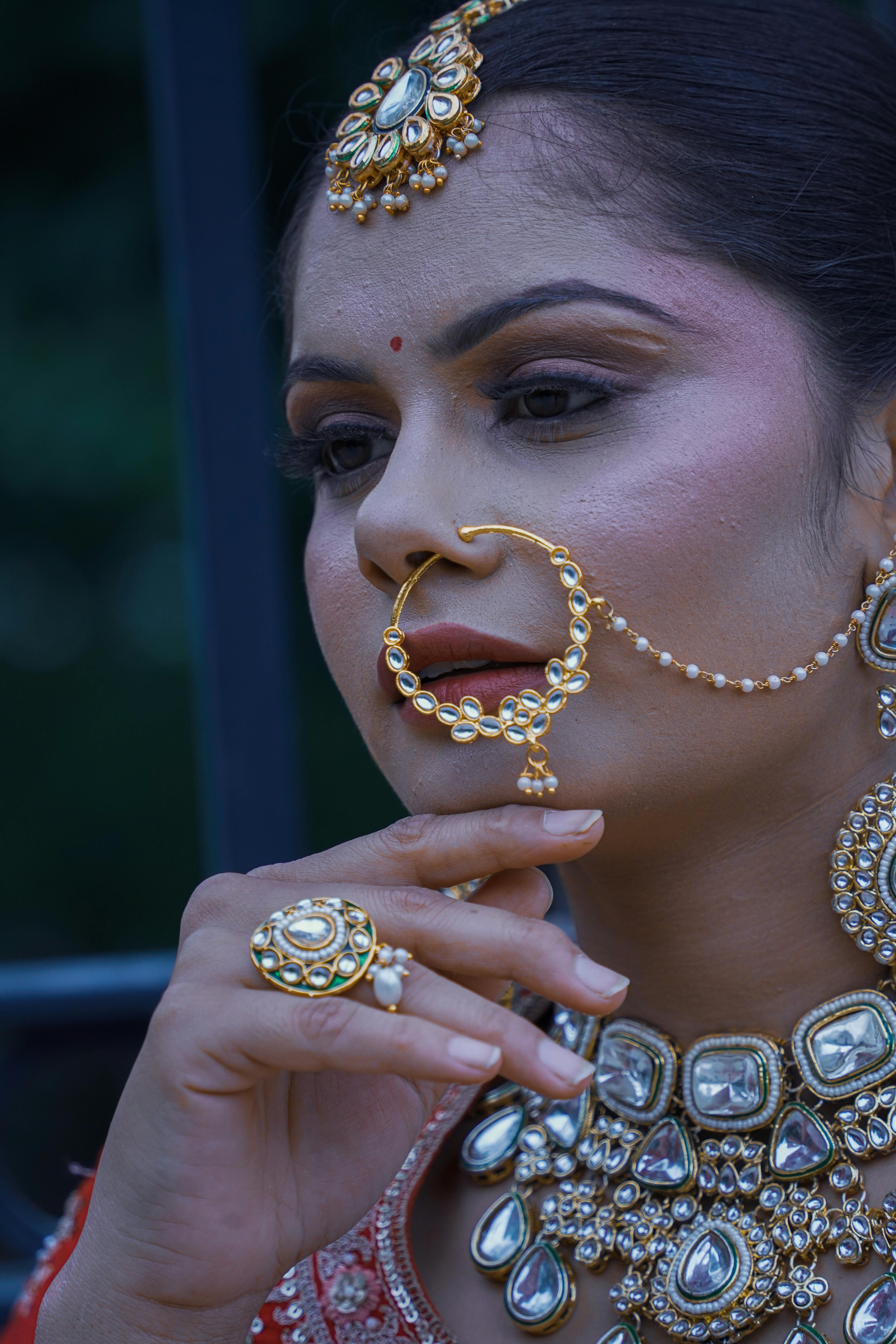 Nose Ring Bridal Photos, Download The BEST Free Nose Ring Bridal Stock ...