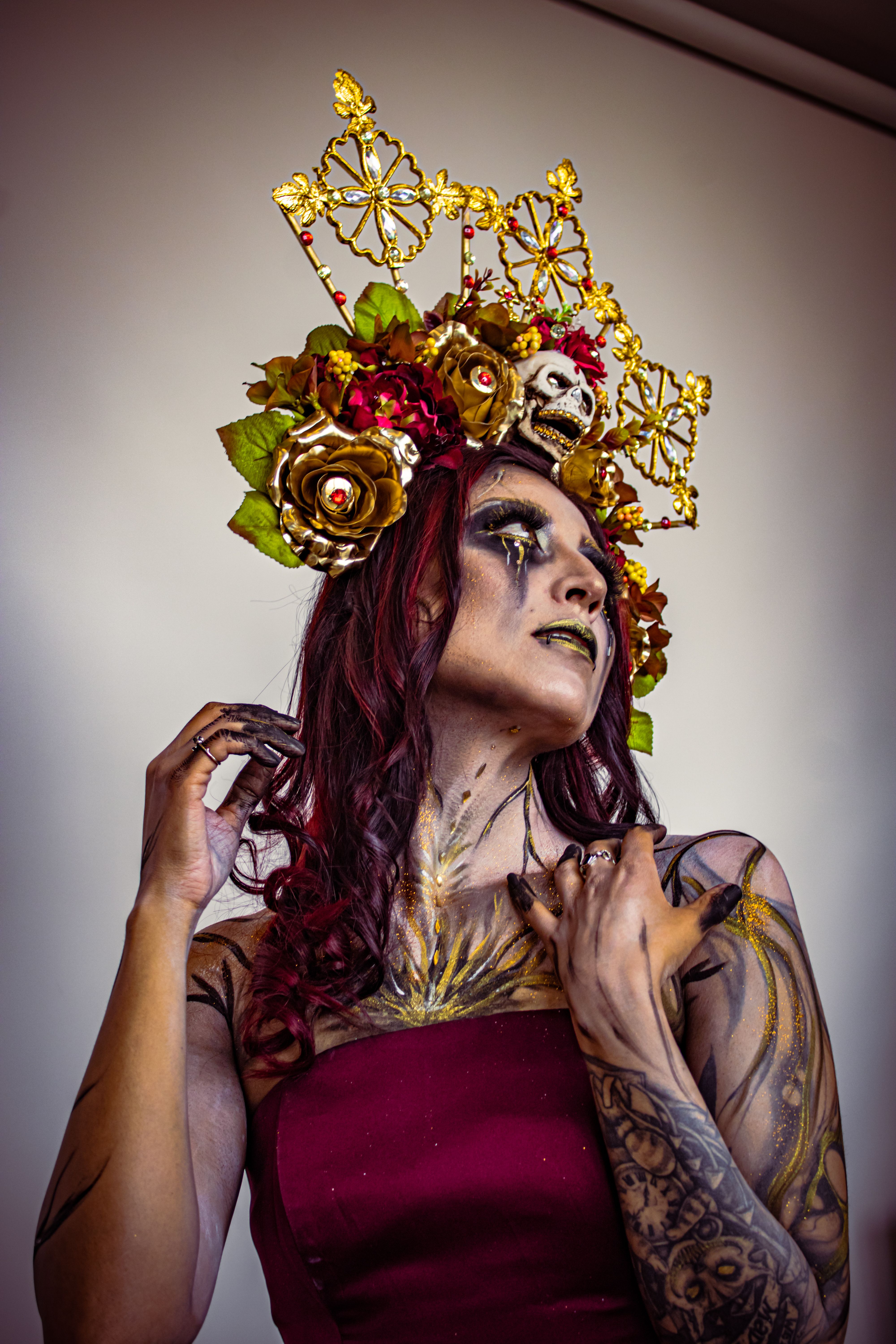 Artistic Horror Makeup Portrait in Mexico City · Free Stock Photo