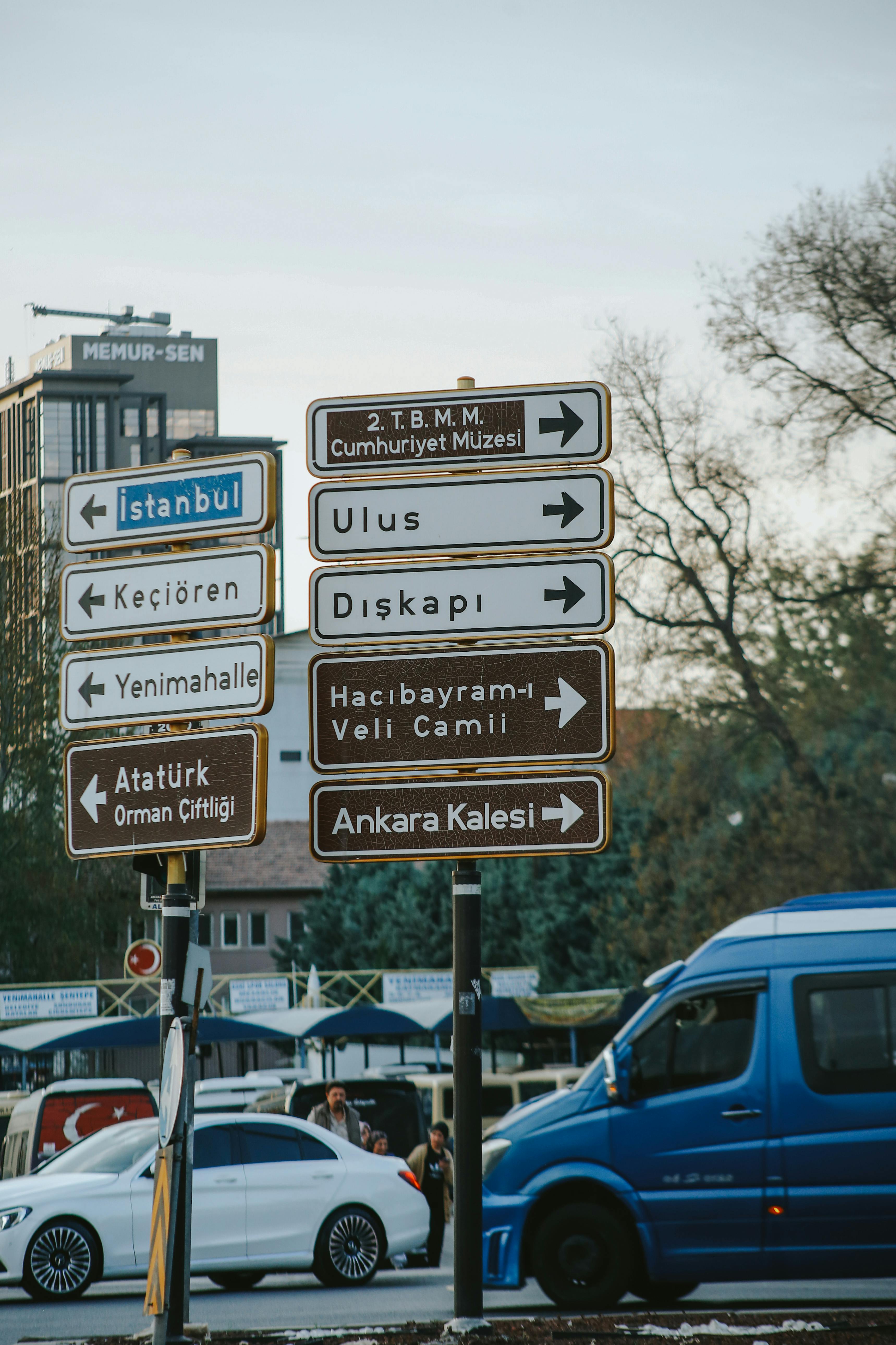 Street Signage in Ankara, Turkey · Free Stock Photo