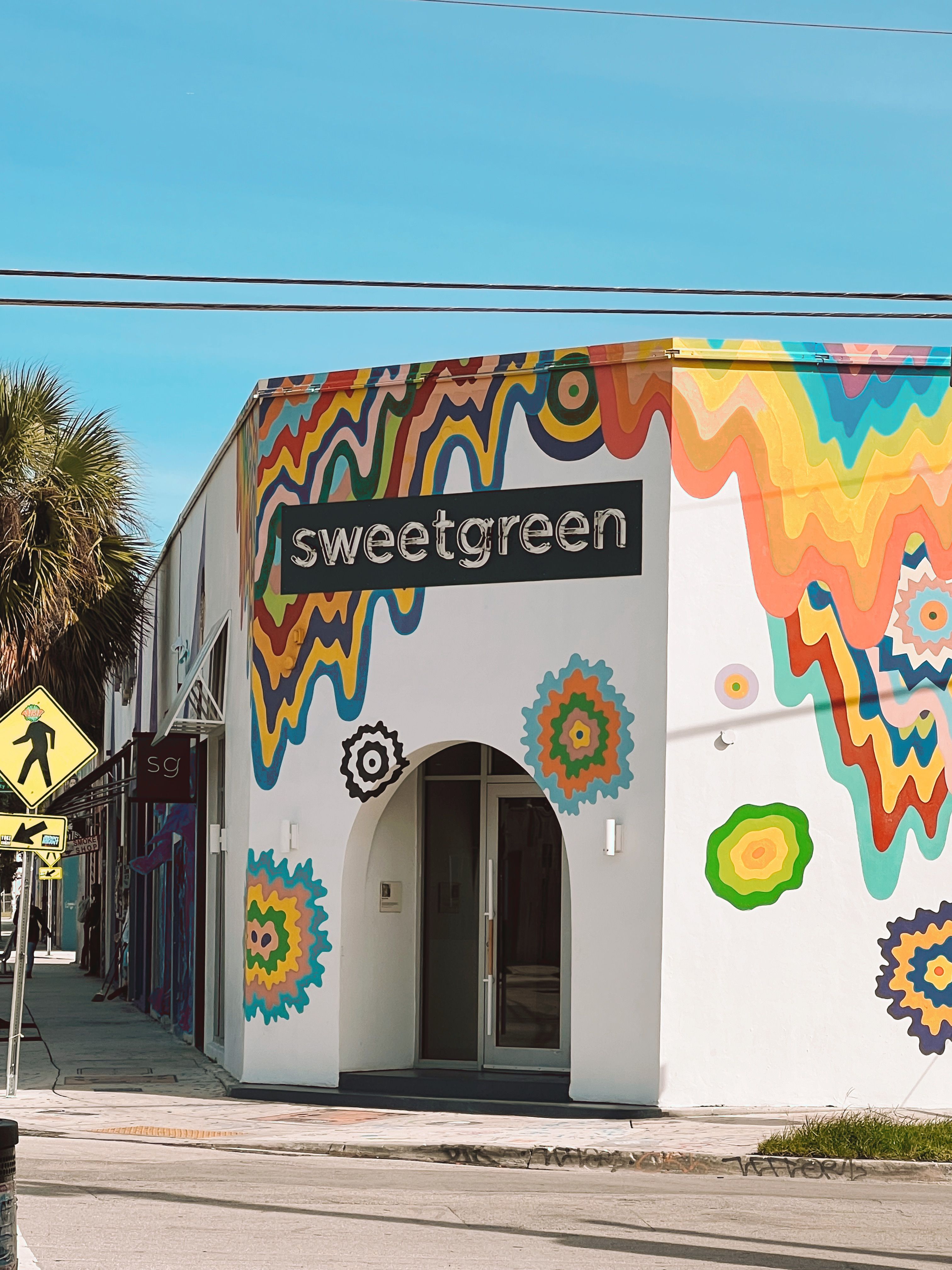 Colorful Sweetgreen Building Exterior with Mural · Free Stock Photo