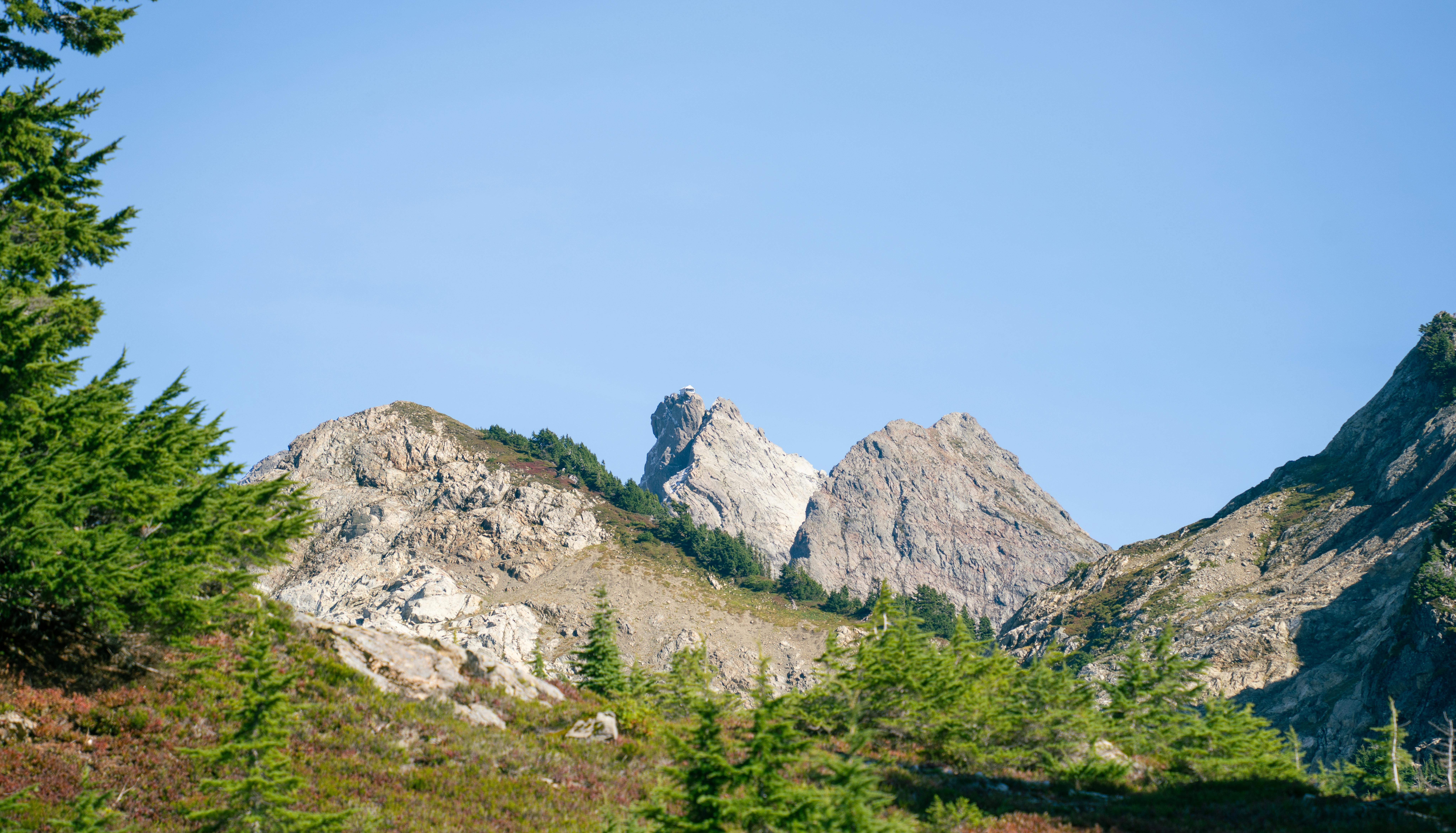 Hiker Exploring Scenic Mt. Baker View in Washington · Free Stock Photo