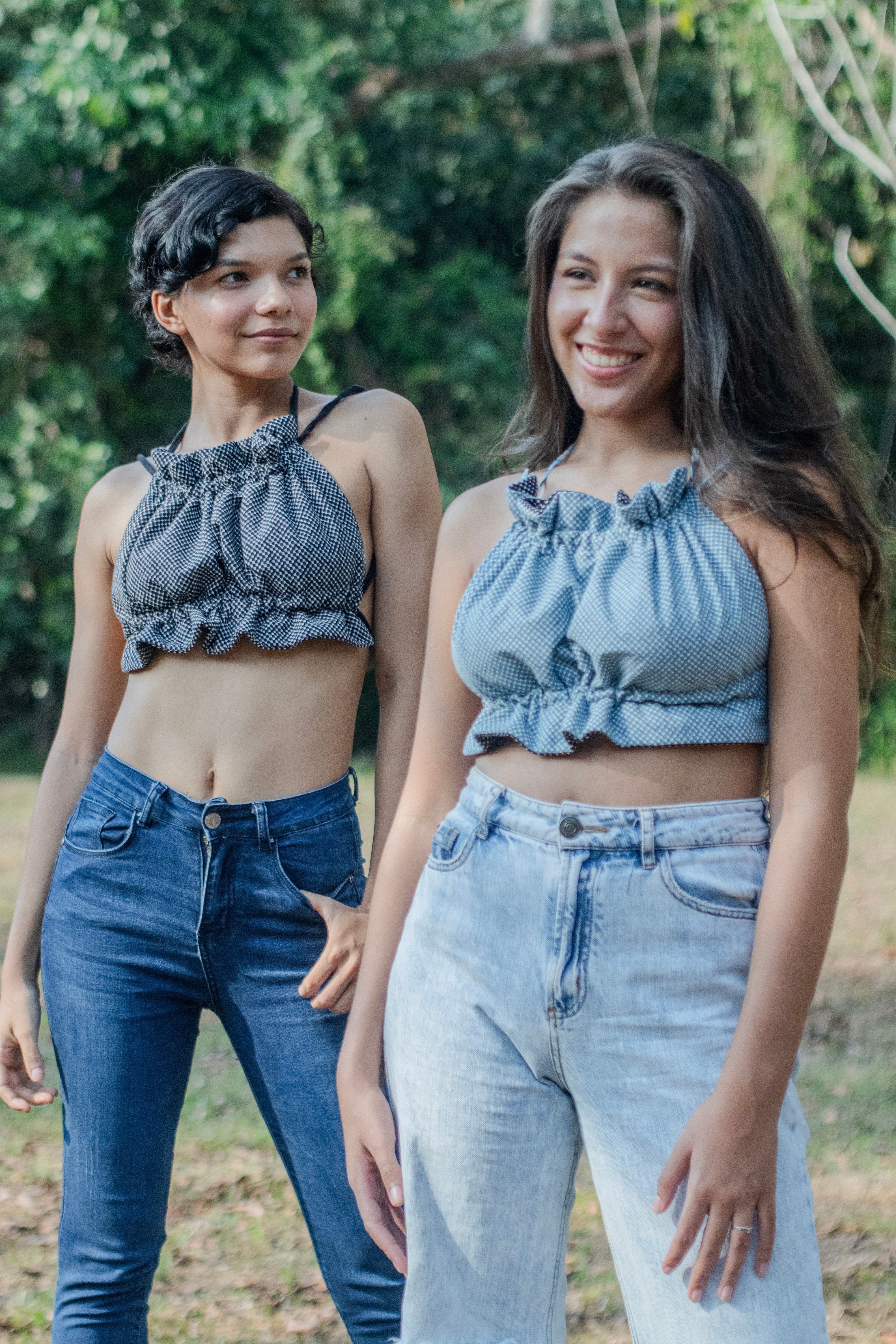 Young Women Enjoying a Sunny Day Outdoors · Free Stock Photo